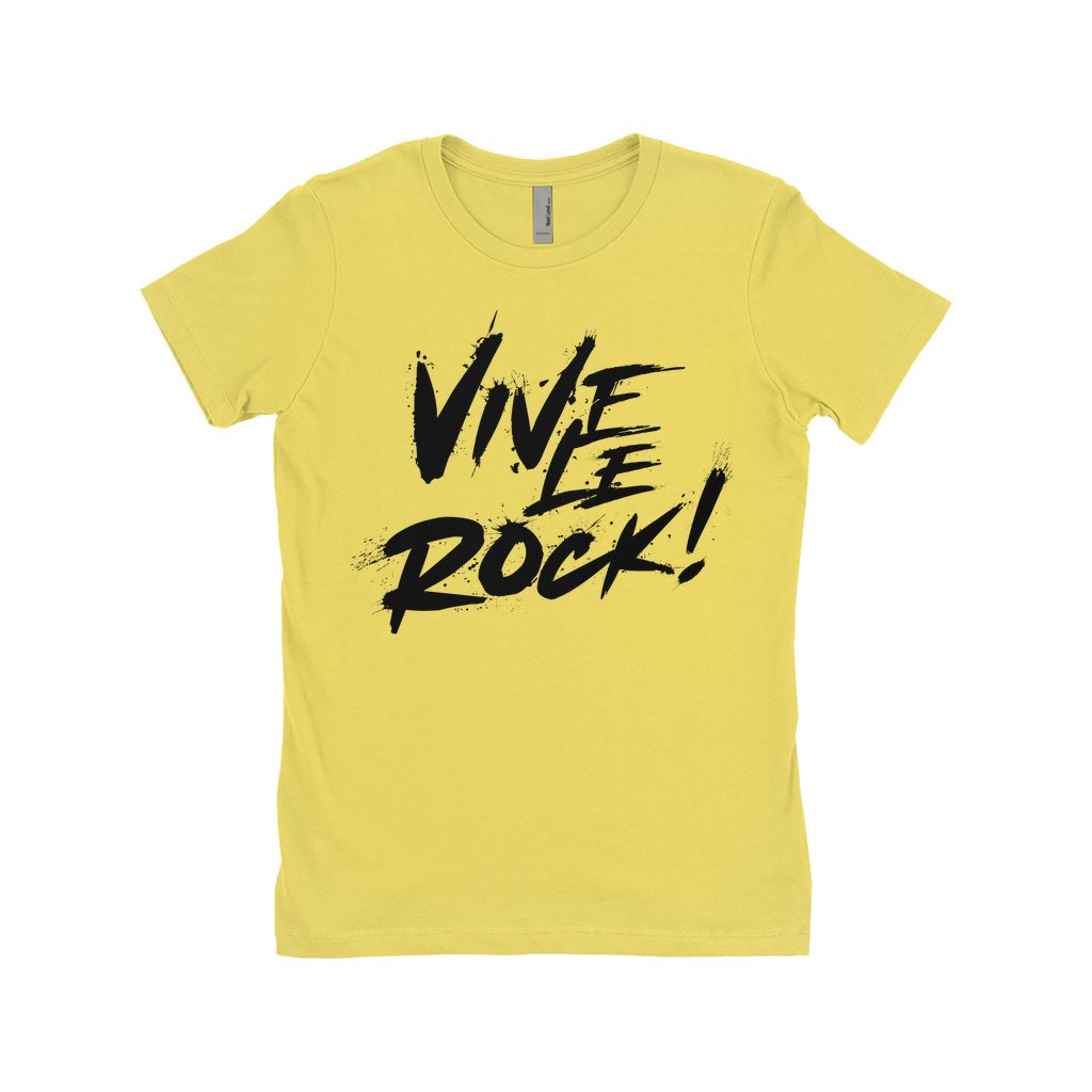 Merchbar Music Life Ladies' Boyfriend T-Shirt | Vive Le Rock Merchbar ...