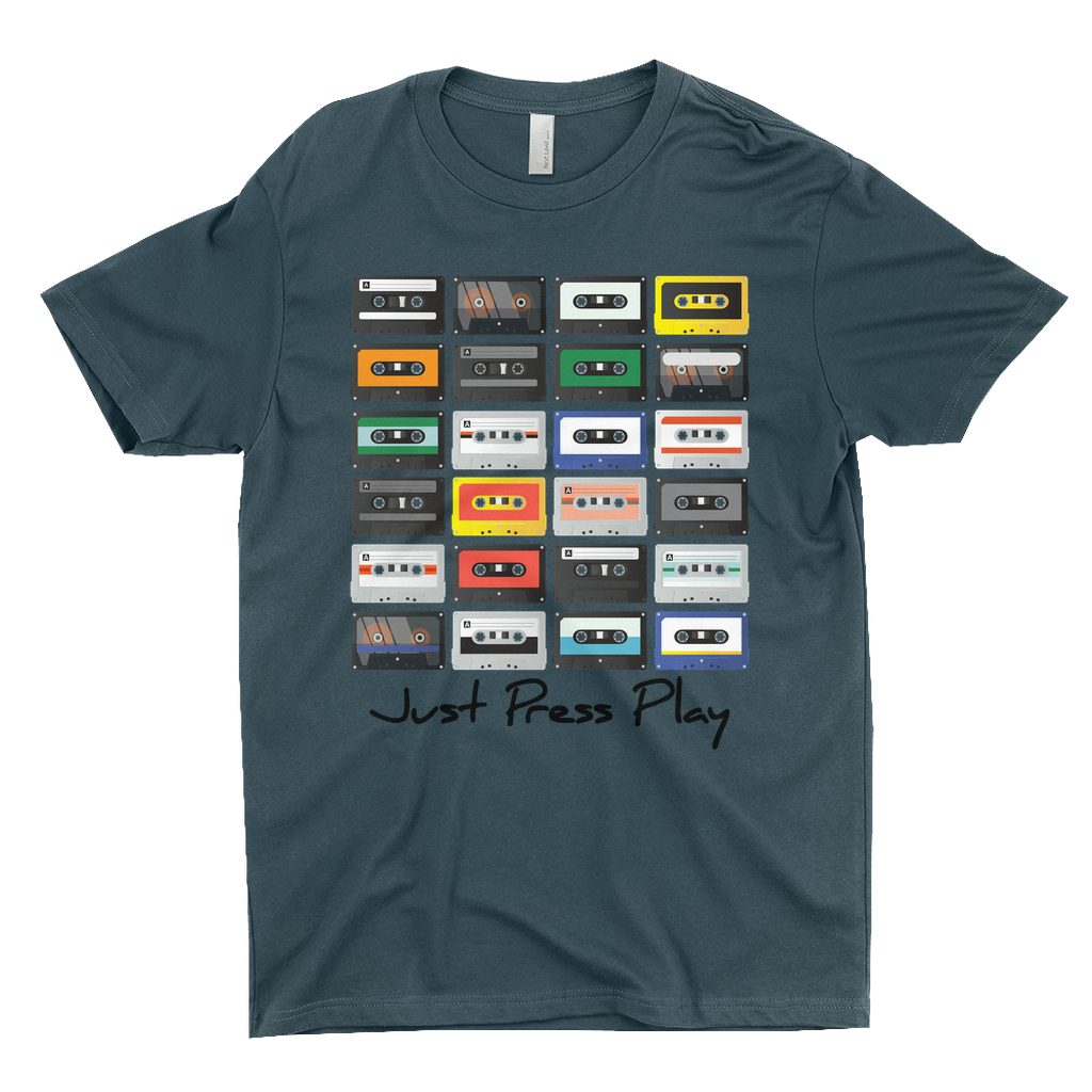 Merchbar Music Life T-Shirt | Just Press Play Merchbar Music Life Shirt