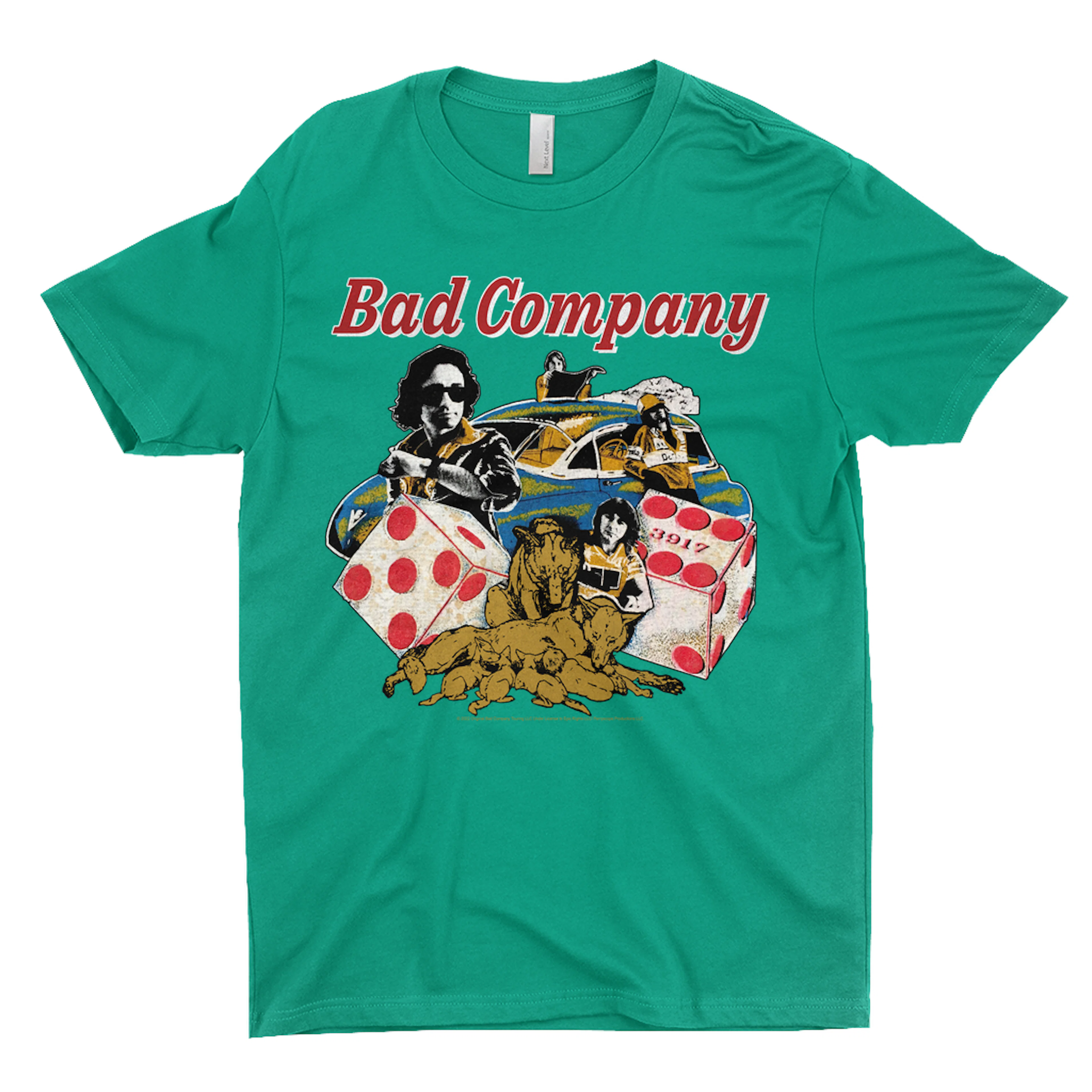 Bad Company T-Shirt | Rock n' Roll Fantasy '79 Collage Bad Company Shirt