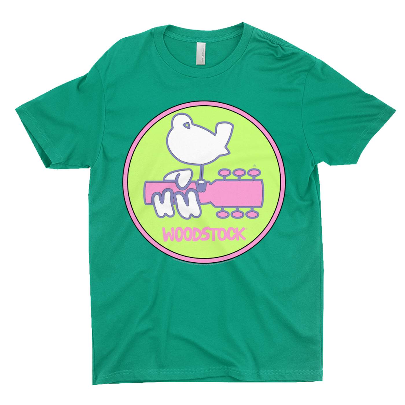 Woodstock T-Shirt | Neon Pastel Ombre Logo Design (Merchbar Exclusive ...