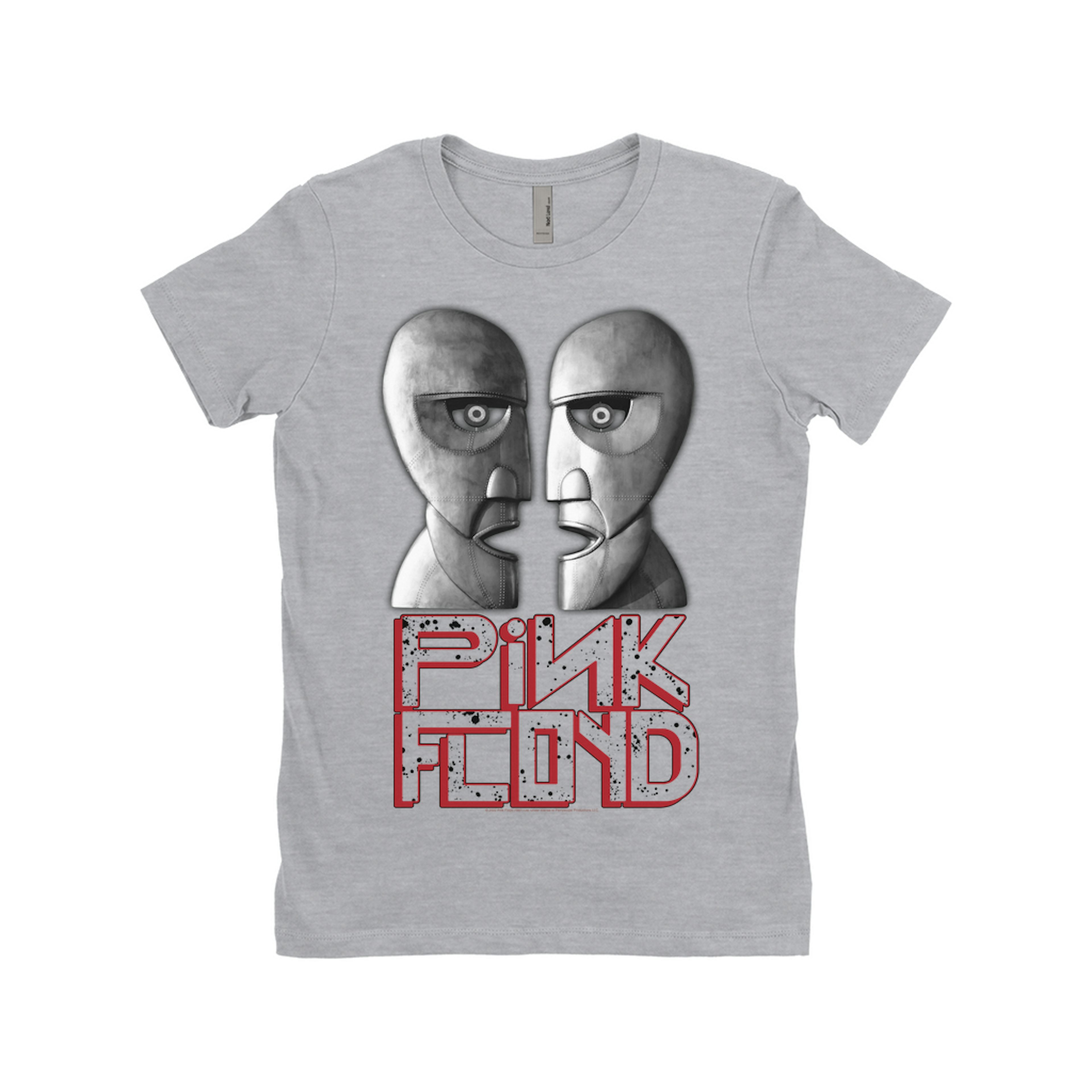 Pink Floyd Ladies' Boyfriend T-Shirt | Bold Colorful Division Bell ...