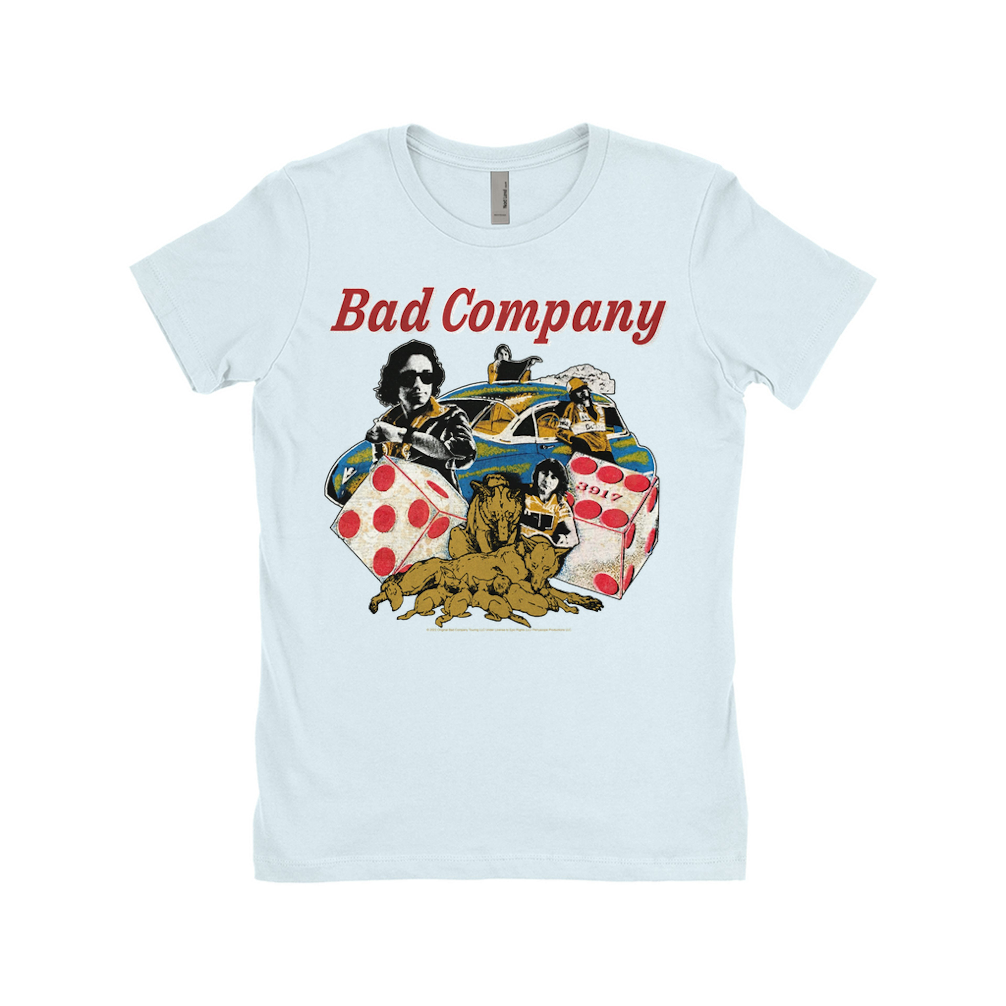 Bad Company Ladies' Boyfriend T-Shirt | Rock n' Roll Fantasy '79 ...