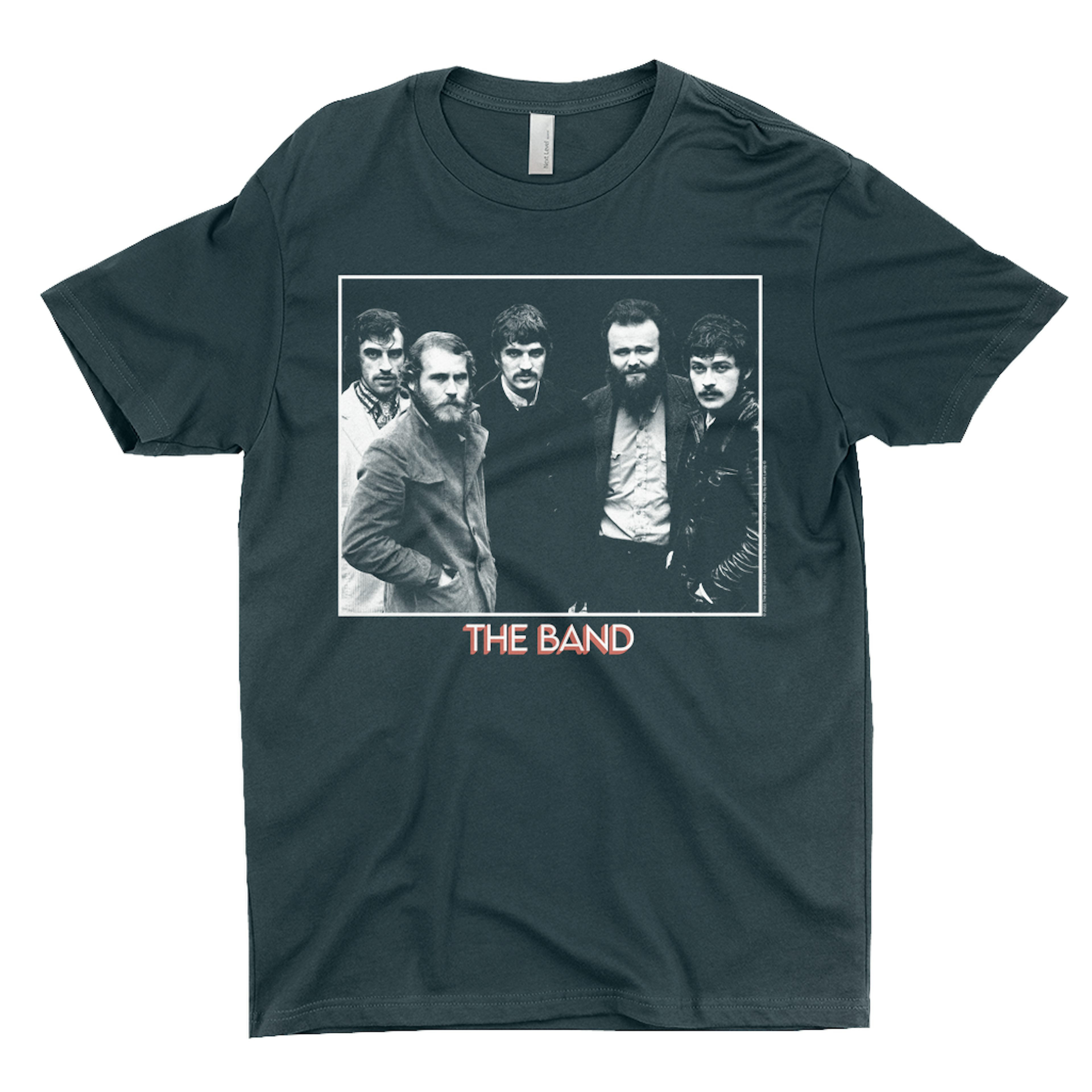 The Band T-Shirt | Framed Group Photo And Logo The Band Shirt