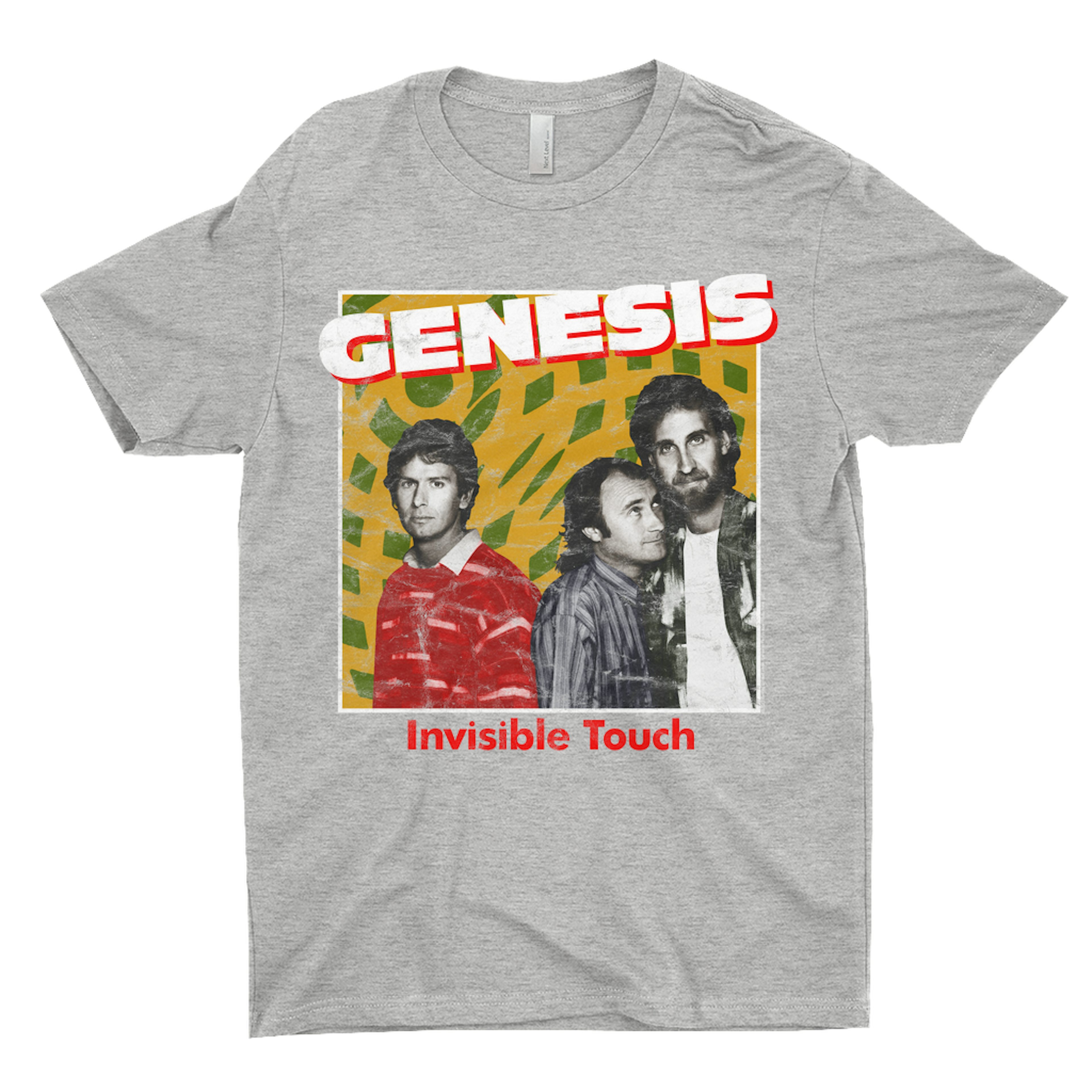 Genesis T-Shirt | Invisible Touch Throwback Poster Distressed Genesis Shirt