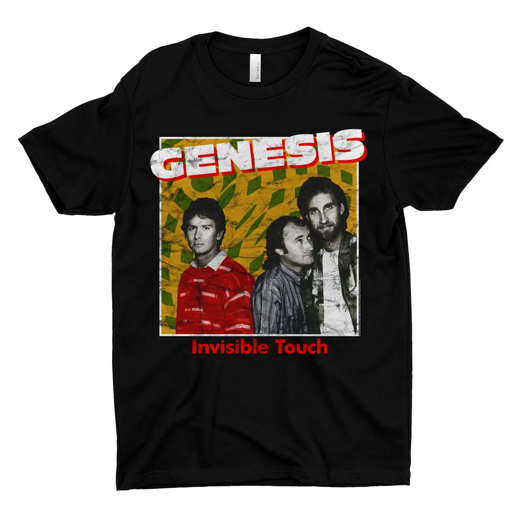 Genesis T-Shirt | Invisible Touch Throwback Poster Distressed Genesis Shirt