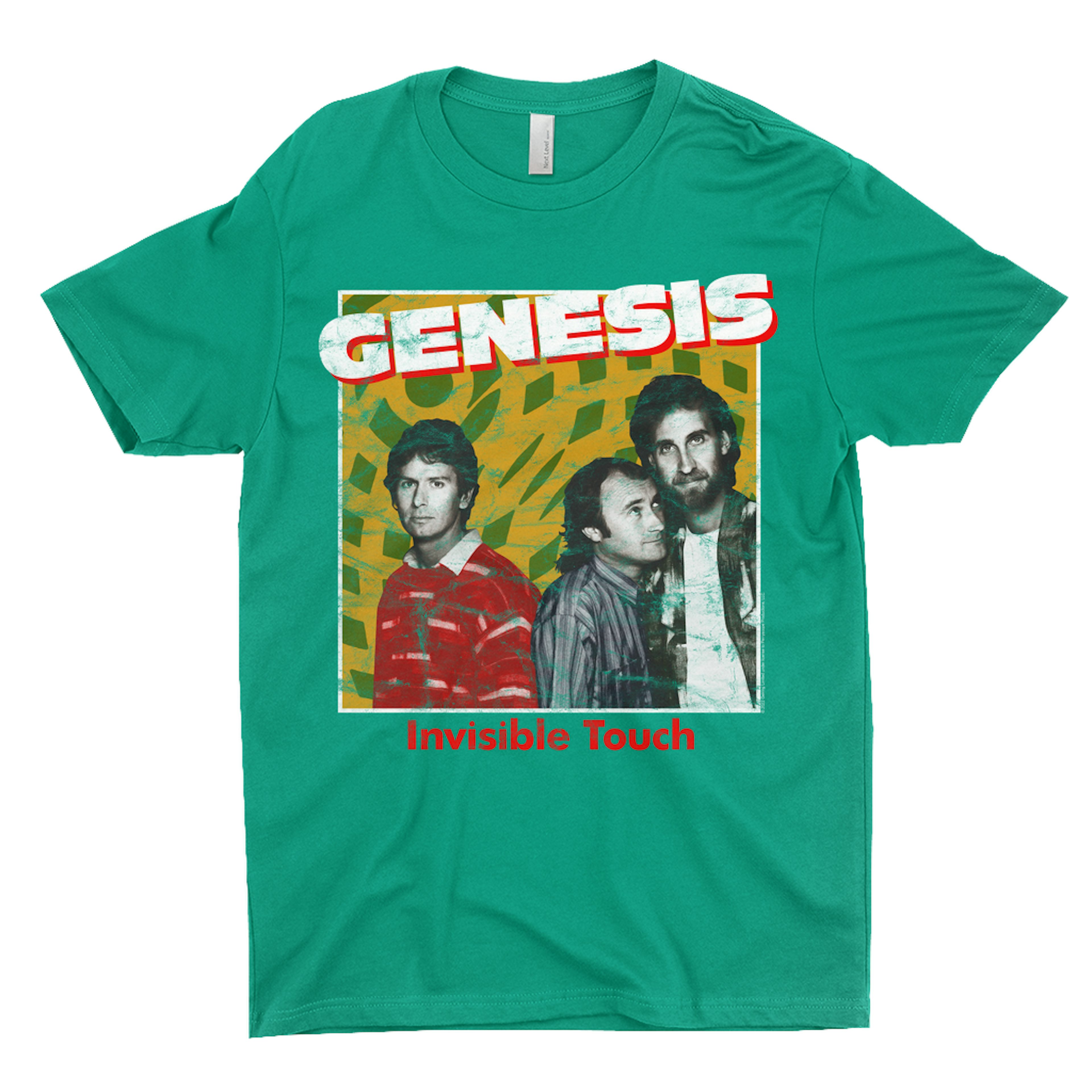 Genesis T-Shirt | Invisible Touch Throwback Poster Distressed Genesis Shirt
