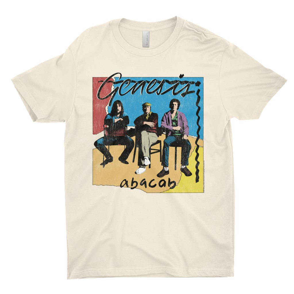 Genesis T-Shirt | Abacab Album Retro Image Distressed Genesis Shirt