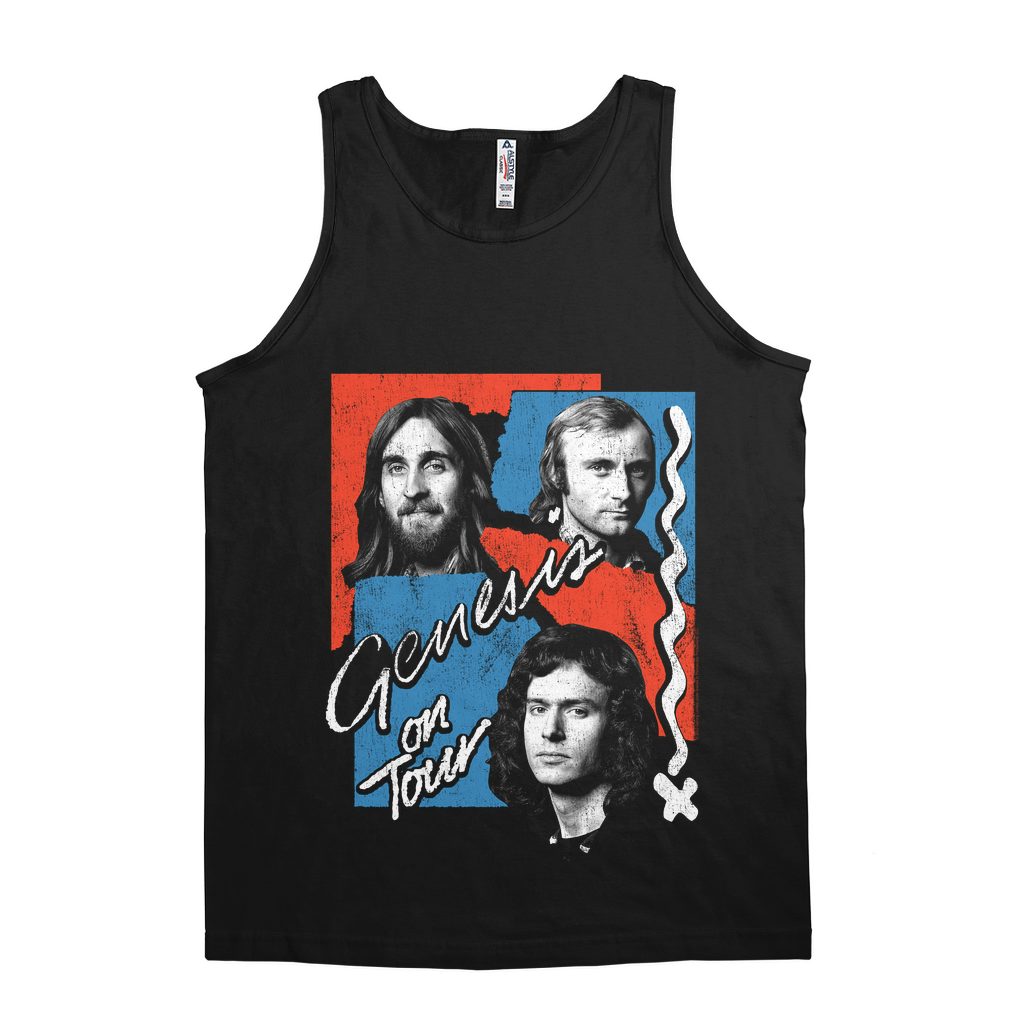 Genesis Unisex Tank Top | Live, On Tour Distressed (Merchbar Exclusive ...