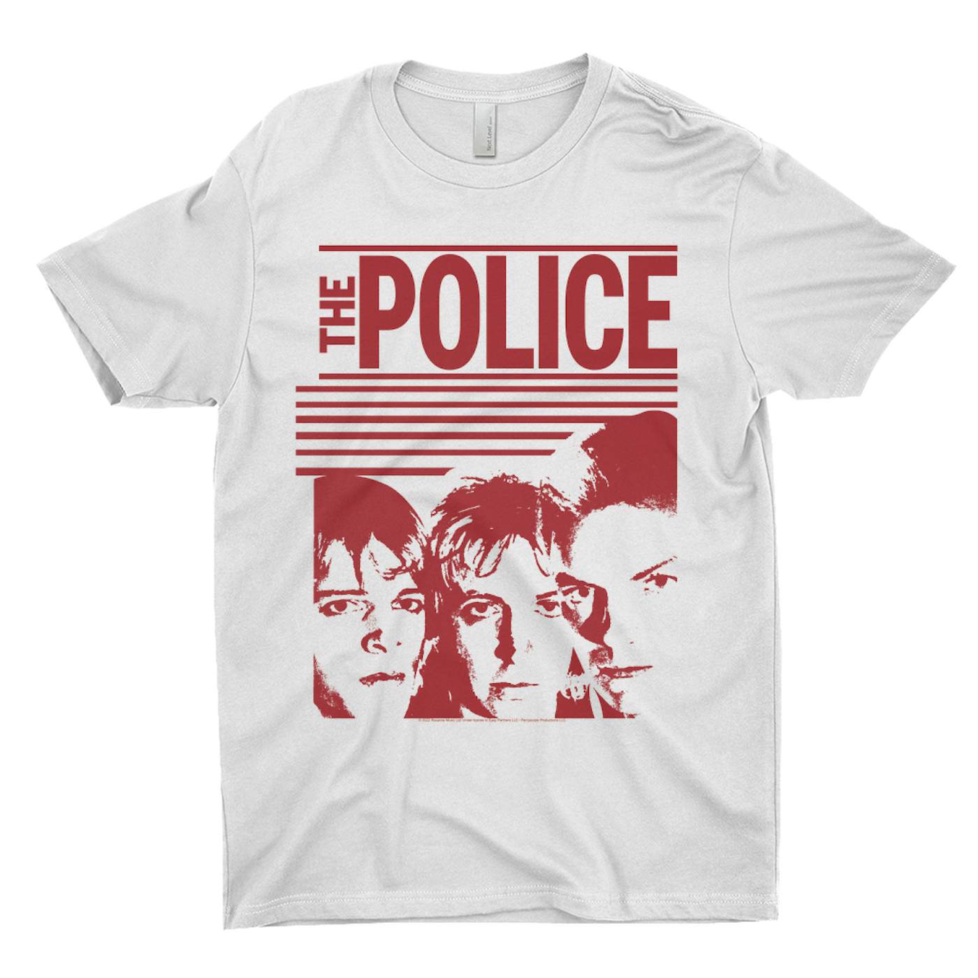 The Police T-Shirt | Red Outlandos D'Amour Album Design (Merchbar ...