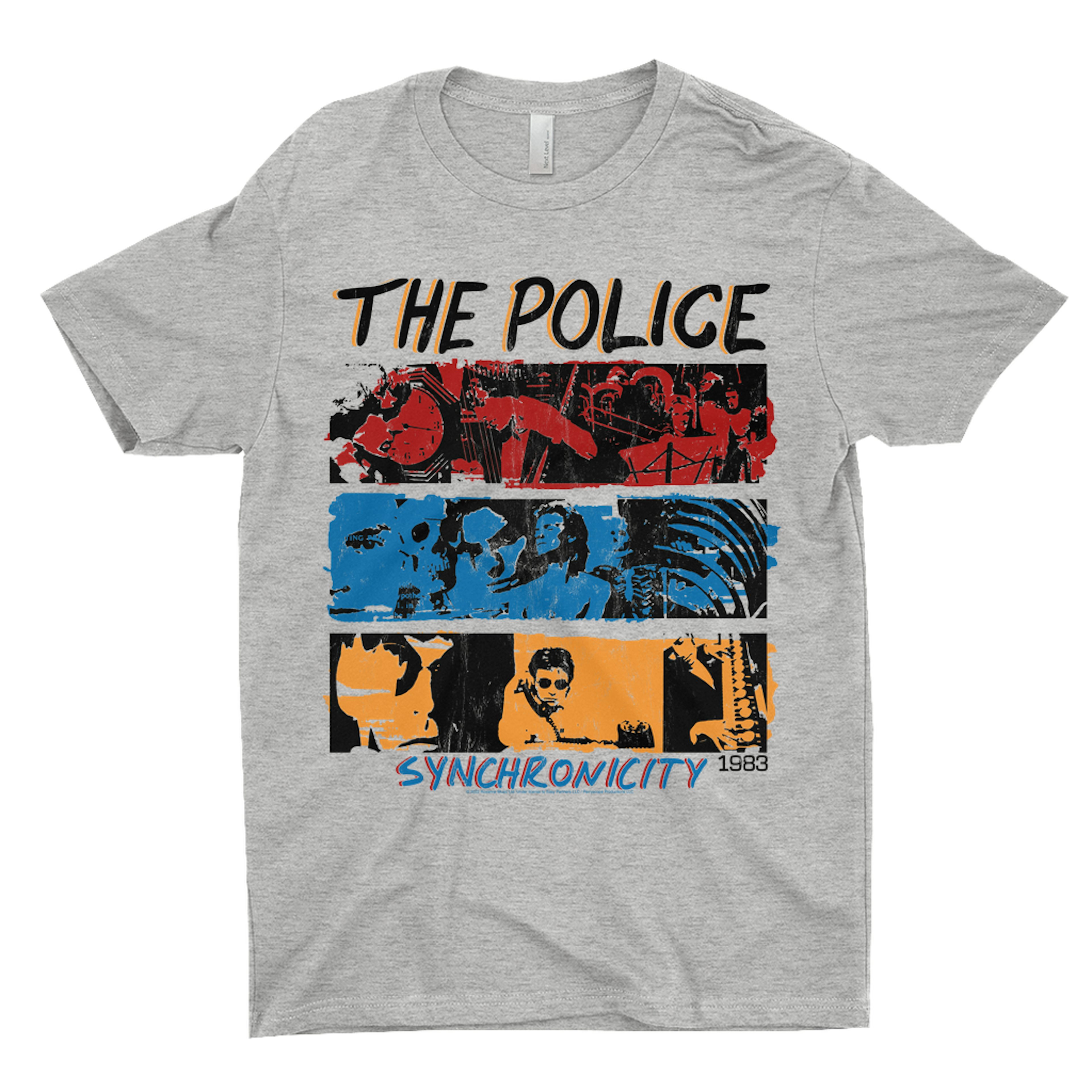 The Police T-Shirt | 1983 Synchronicity Tour Distressed (Merchbar ...