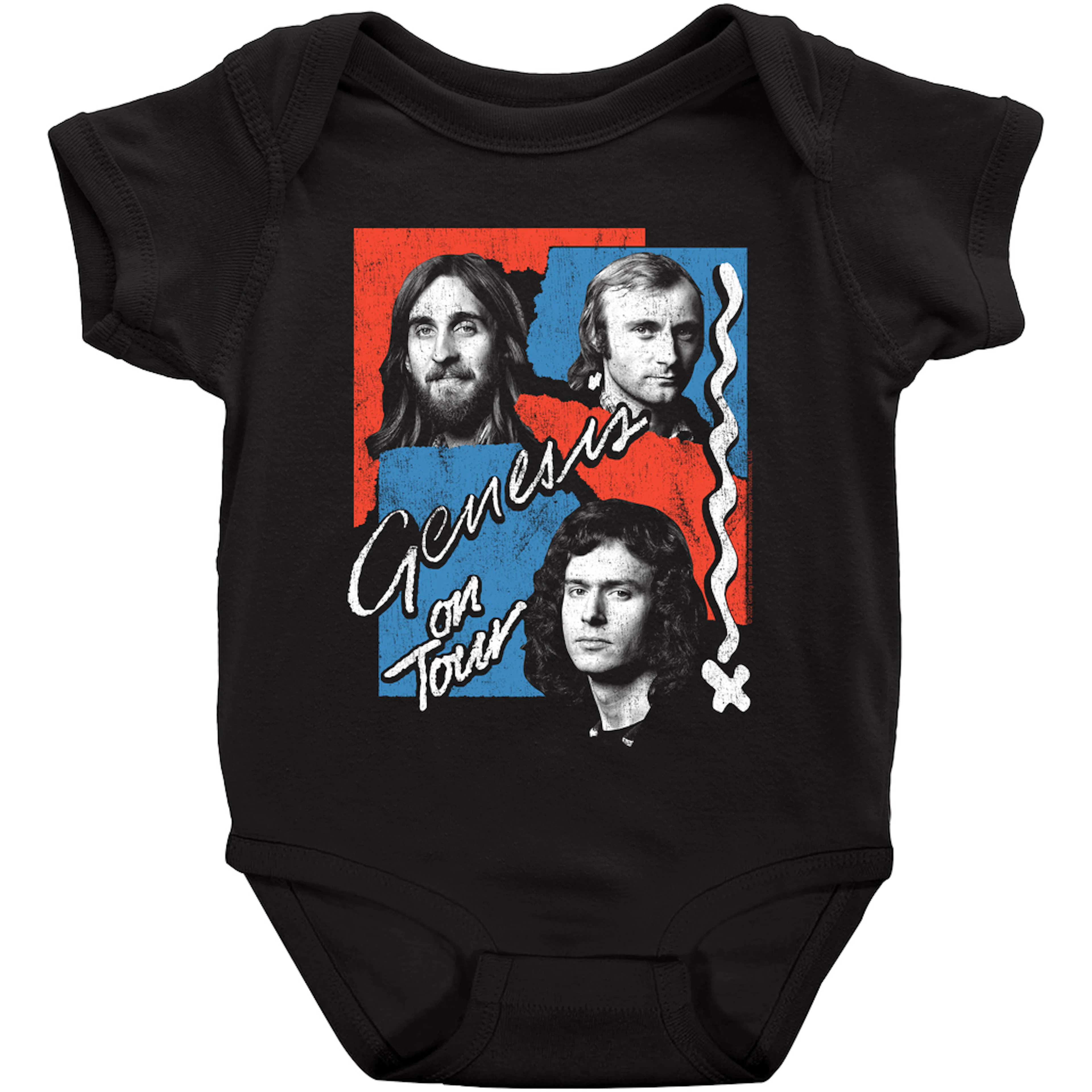 Genesis Baby Short Sleeve Bodysuit | Live, On Tour Distressed (Merchbar ...