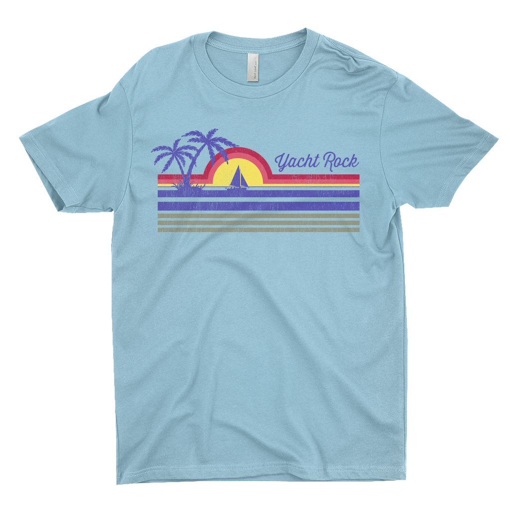 Merchbar Music Life T-Shirt | Yacht Rock Sunset Merchbar Music Life Shirt