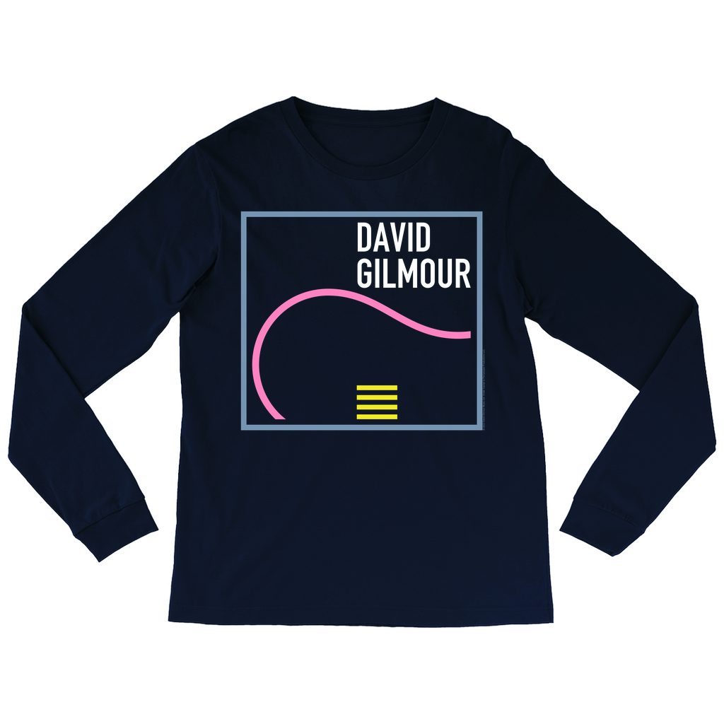 David Gilmour Long Sleeve Shirt | Neon Art Logo David Gilmour Shirt