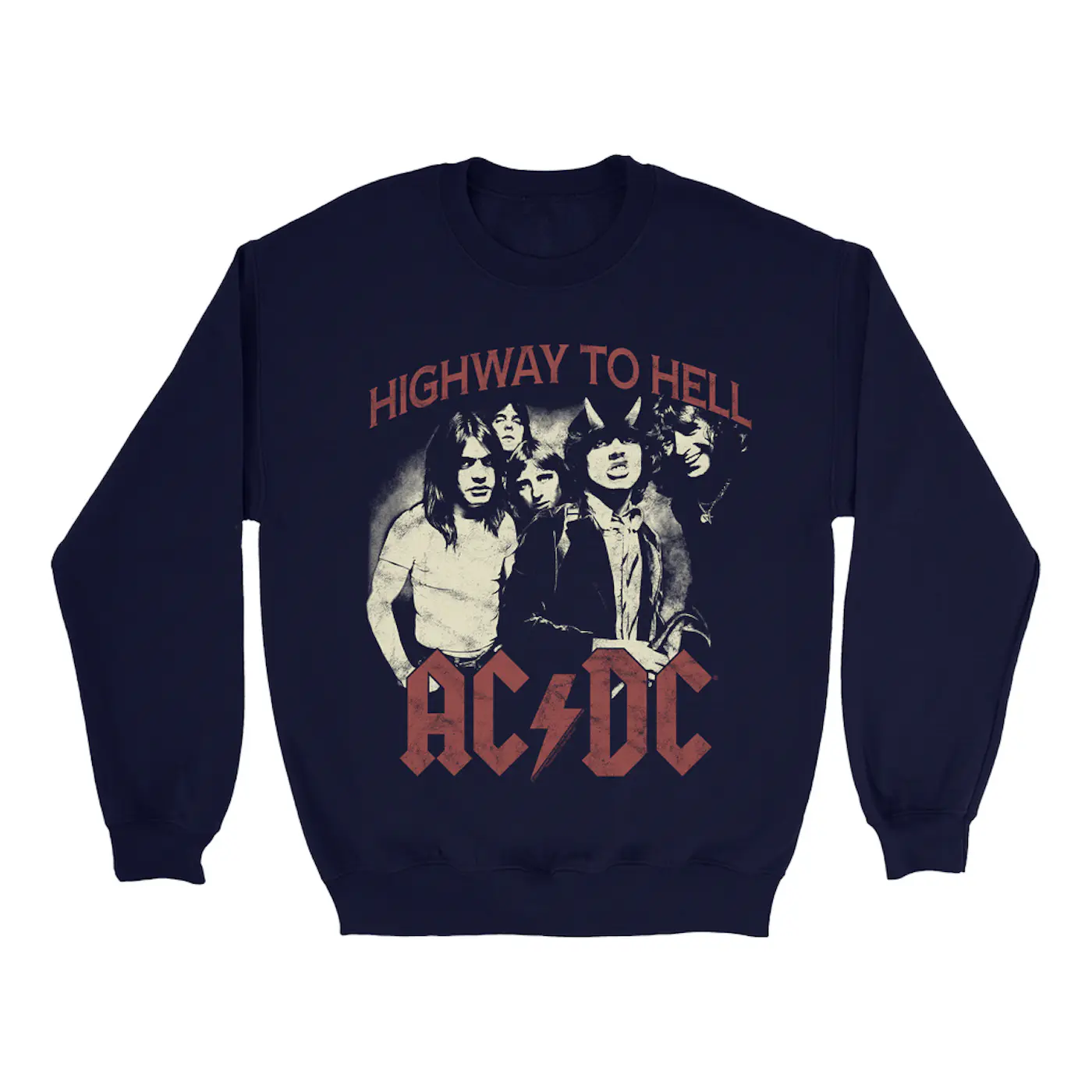AC/DC Sweatshirt | Highway To Hell Retro Sweatshirt