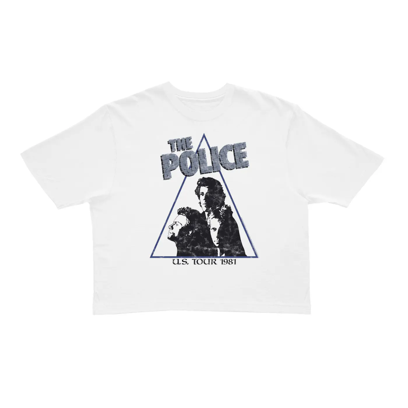The Police Ladies' Crop Tee | Zenyatta Mondatta 1981 U.S. Tour ...