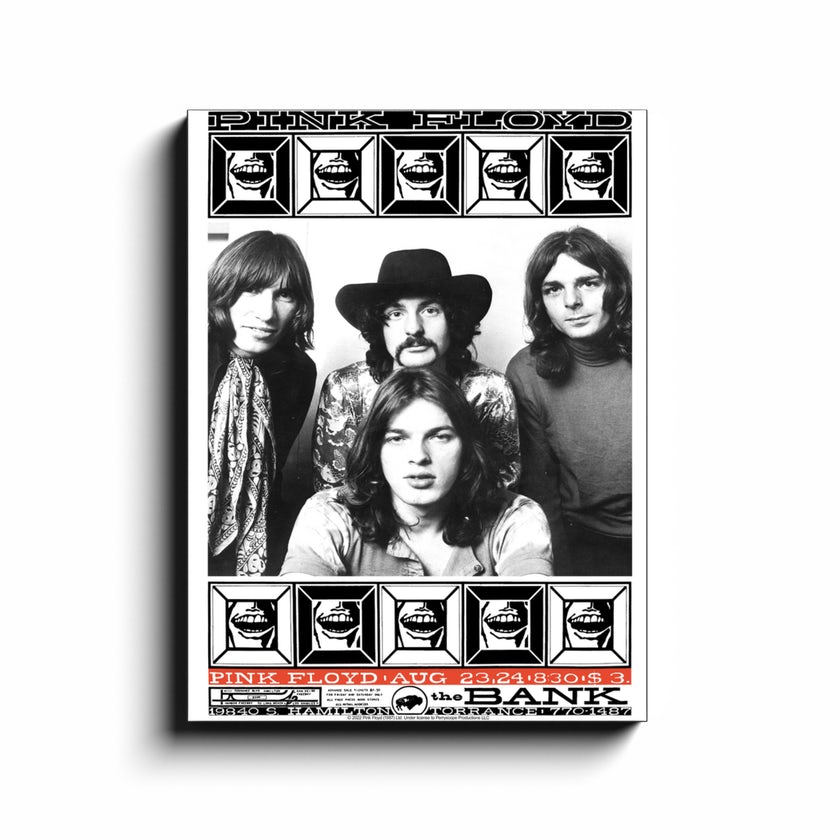 Pink Floyd Wall Art | 1968 The Bank Torrance CA Concert Pink Floyd ...