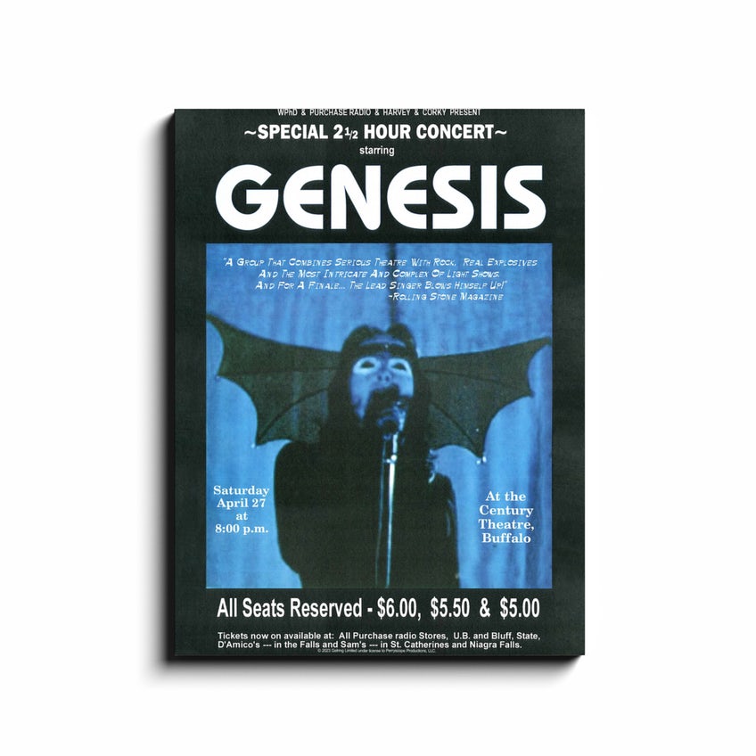 Genesis Wall Art | At The Century Theatre Buffalo Concert Genesis ...