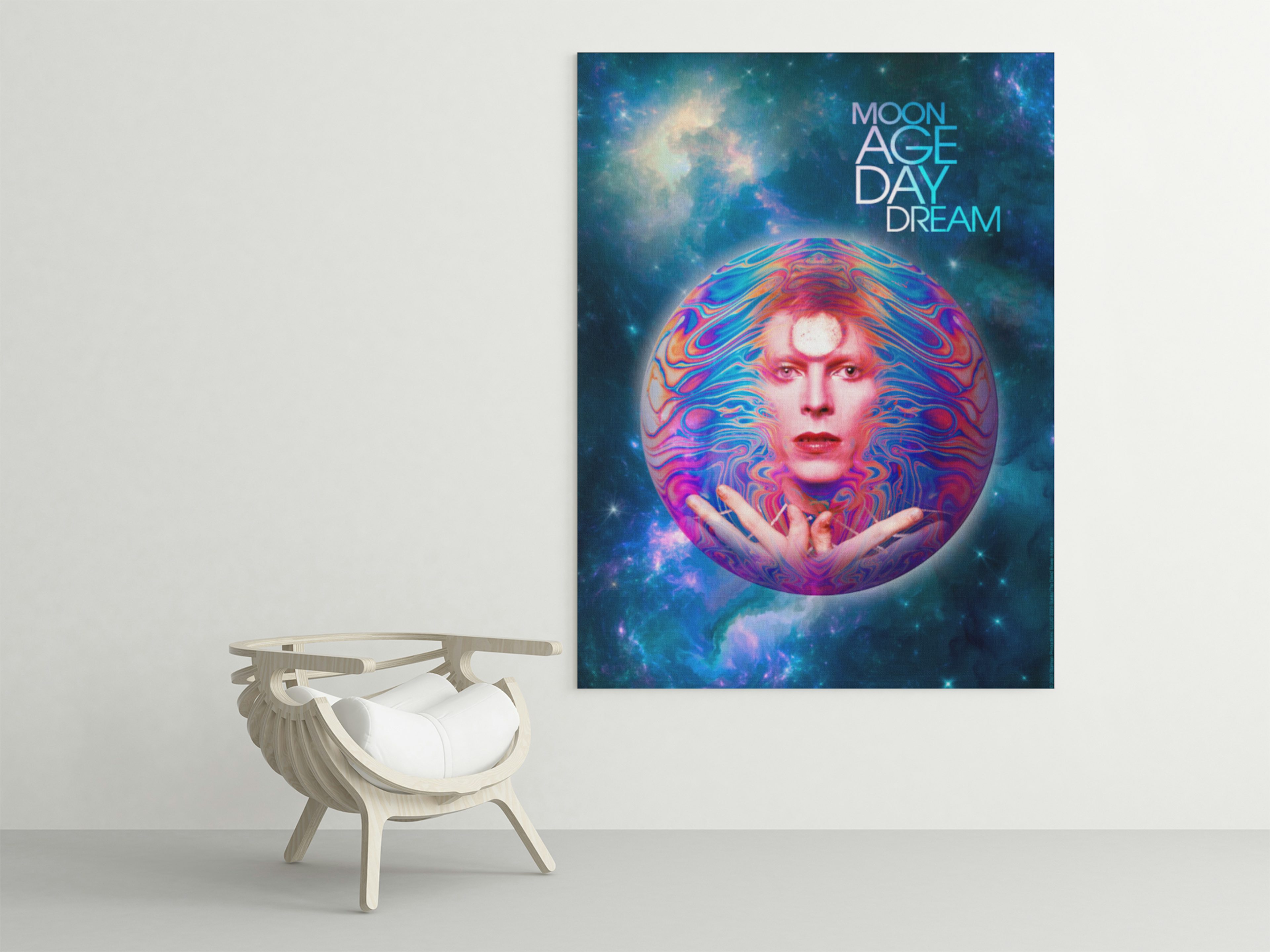 David Bowie Wall Art | Moonage Day Dream Colorful Concept By Masayoshi ...