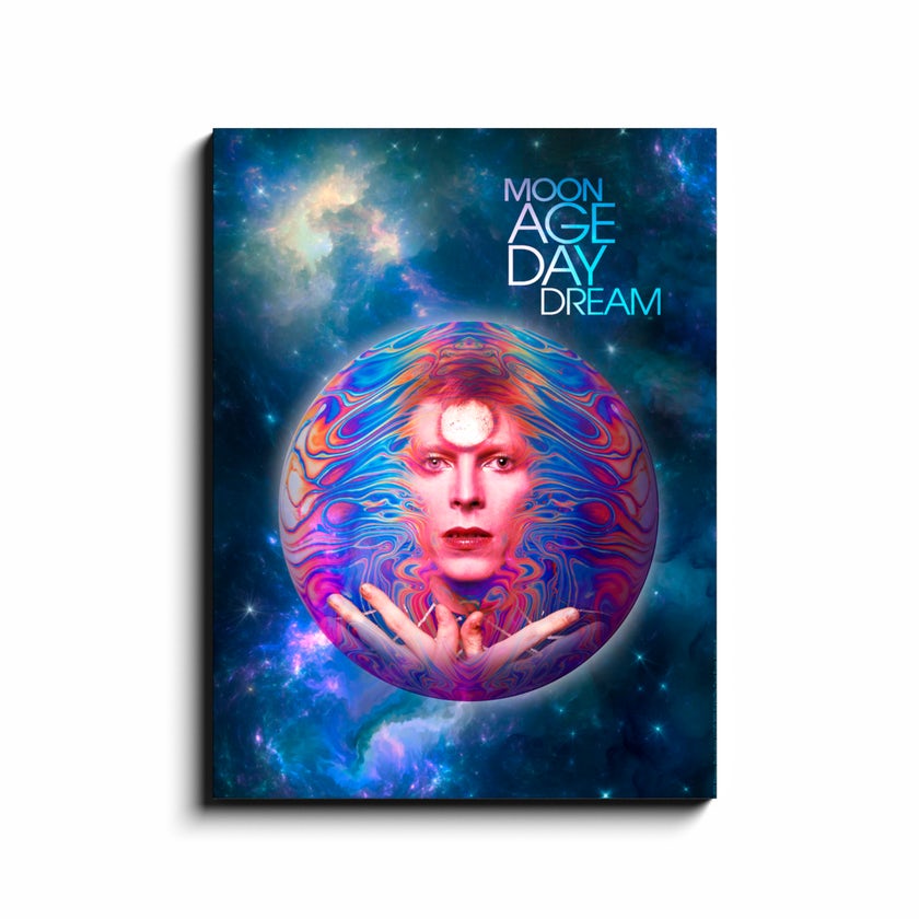 David Bowie Wall Art | Moonage Day Dream Colorful Concept By Masayoshi ...