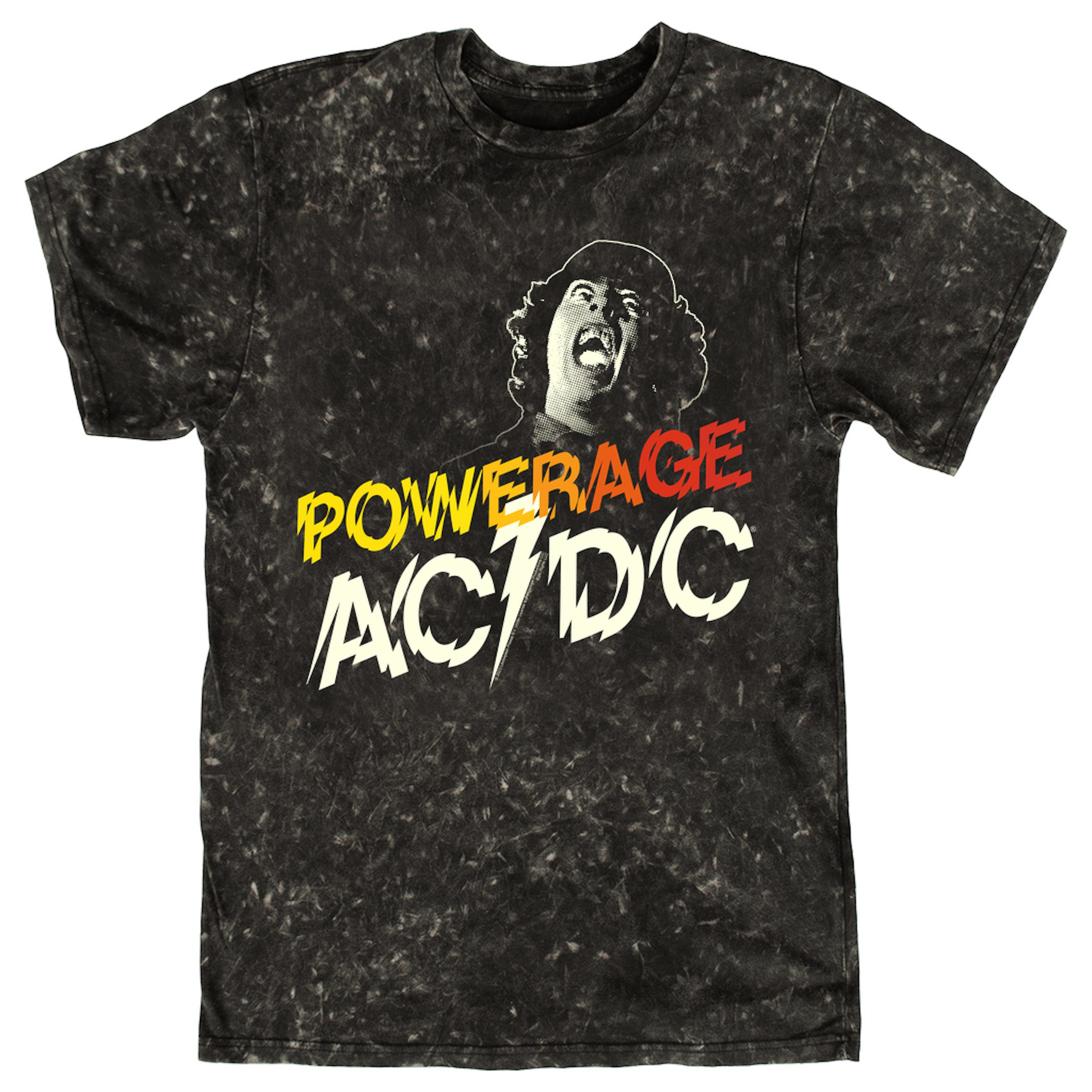 AC/DC T-shirt | Powerage Logo Mineral Wash Shirt