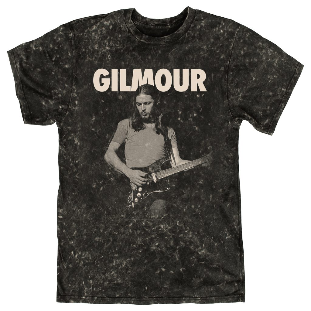 David Gilmour T-shirt | Young David Gilmour an Bold Logo David Gilmour ...
