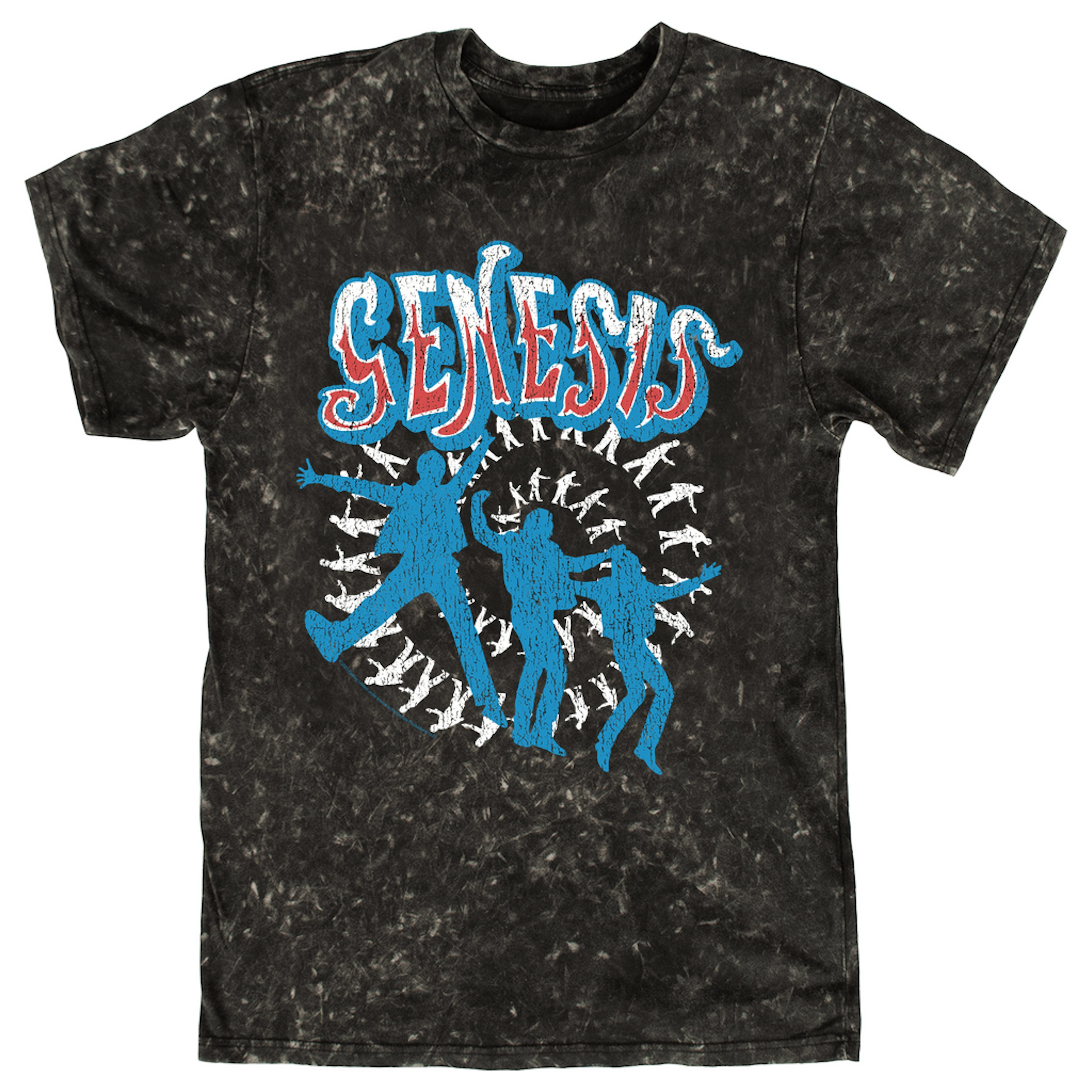 Genesis T-shirt | Jumping In Distressed Genesis Mineral Wash Shirt