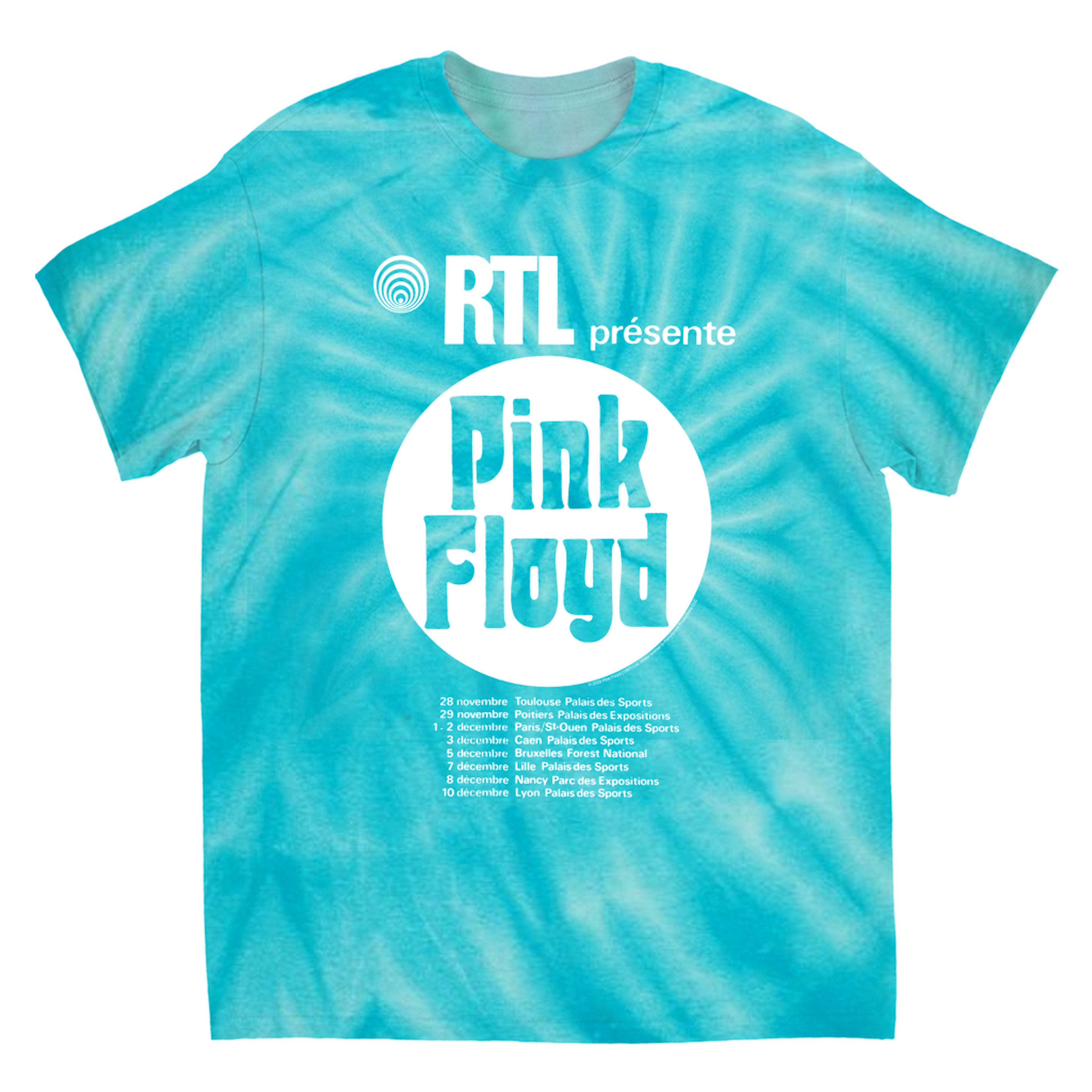Pink Floyd T Shirt Rtl Presente Concert Flyer Merchbar Exclusive Pink Floyd Tie Dye Shirt