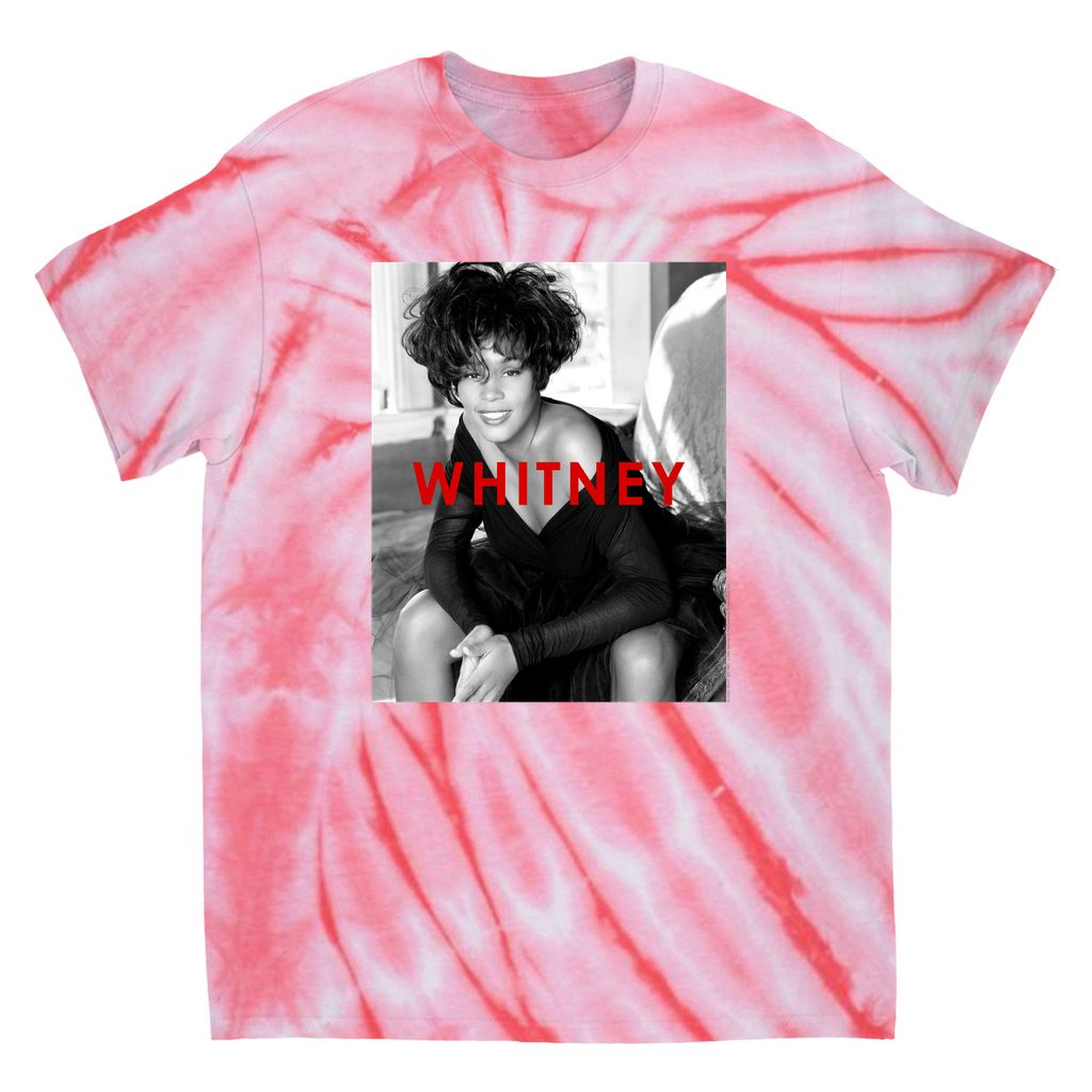 Whitney Houston T-Shirt | Bold Black And White Cover (Merchbar Exclusive) Whitney Houston Tie ...