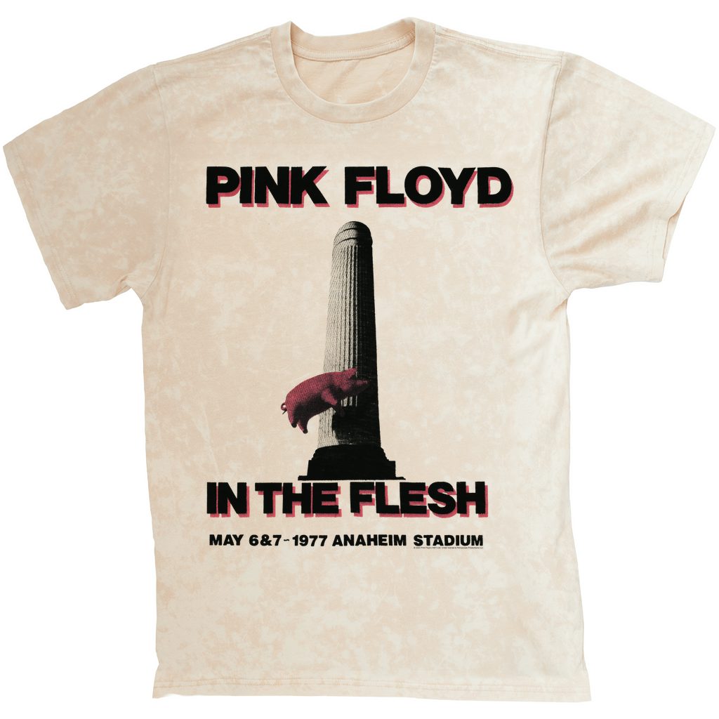 Pink Floyd T-shirt | In The Flesh 1977 Anaheim Stadium Concert ...
