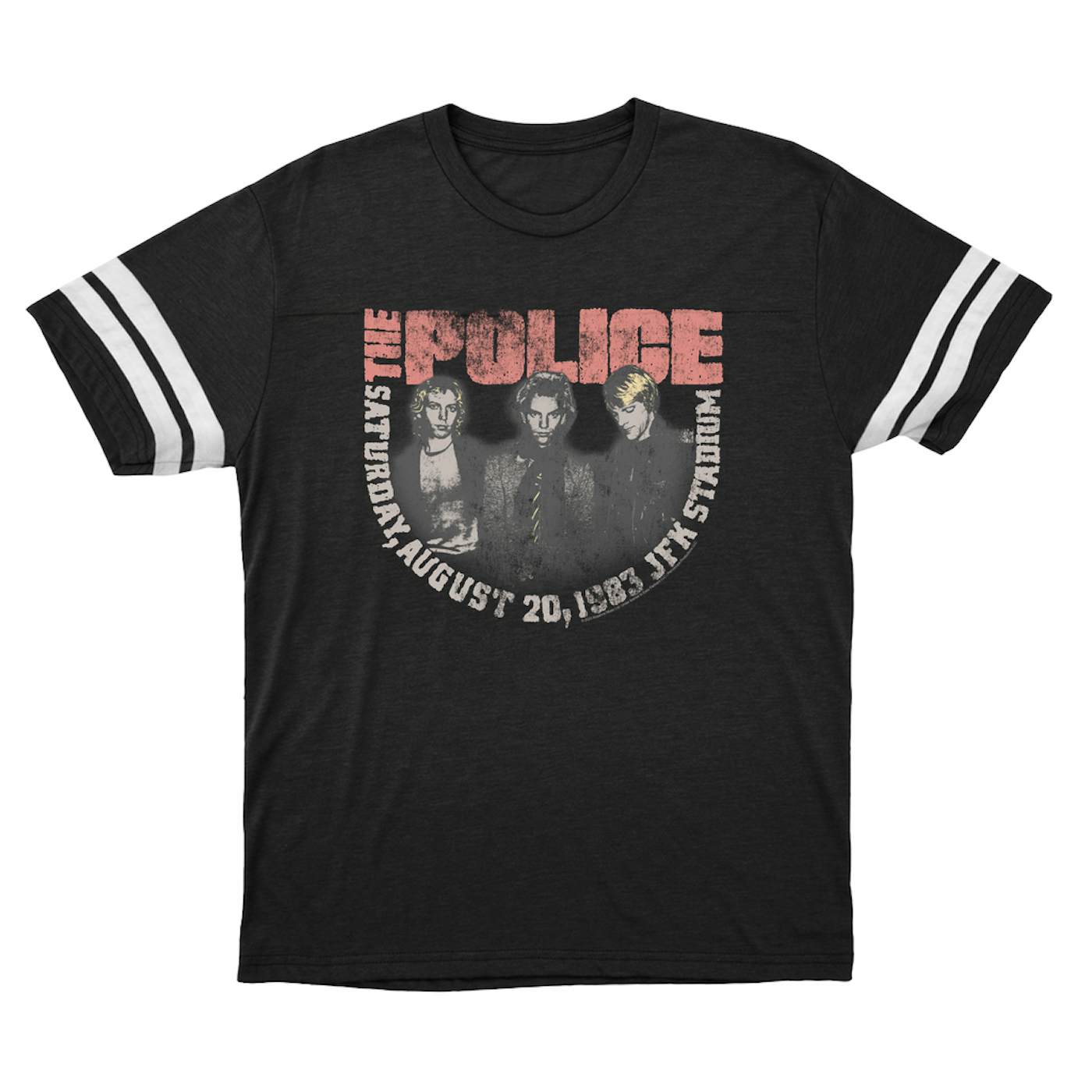 The Police T-Shirt | JFK Statium 1983 Concert Distressed The Police ...