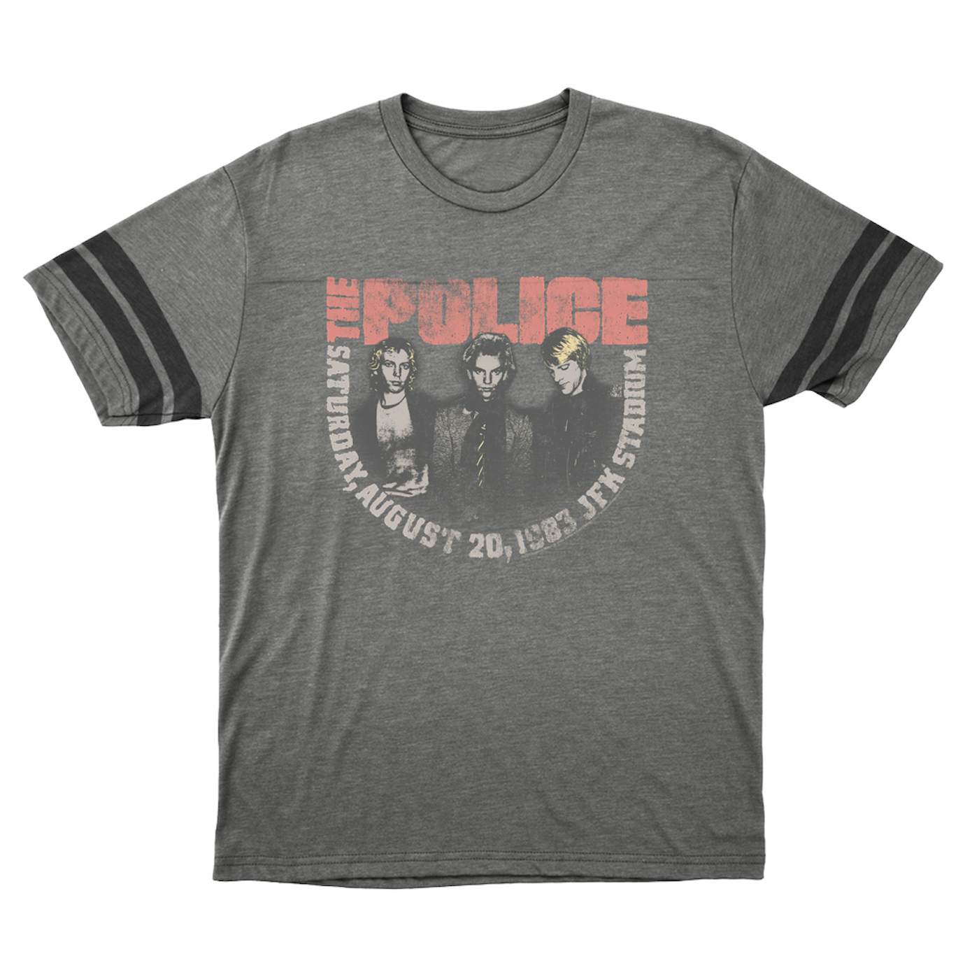 The Police T-Shirt | JFK Statium 1983 Concert Distressed The Police ...