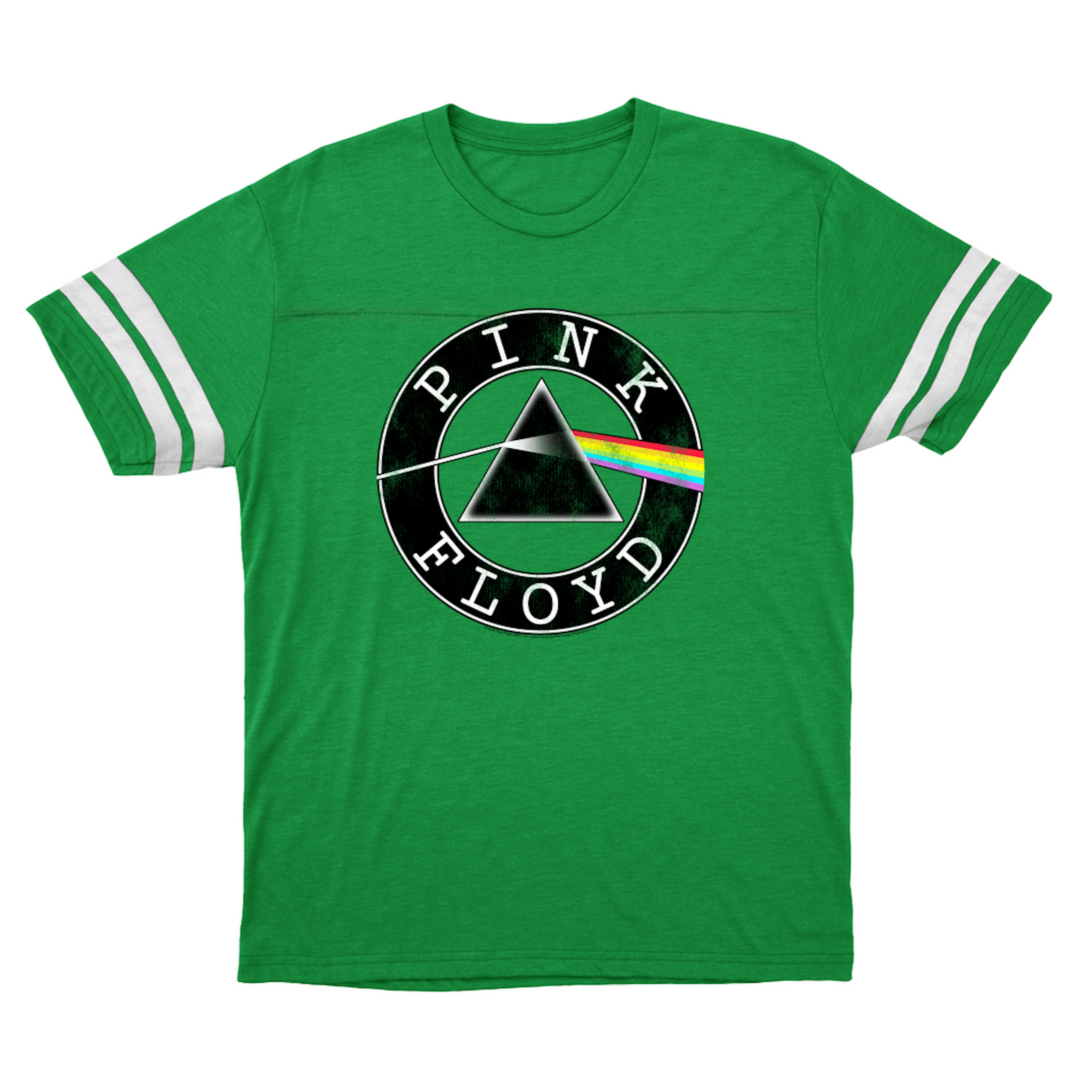 Pink Floyd T-Shirt | Dark Side Of The Moon Circle Logo Distressed ...