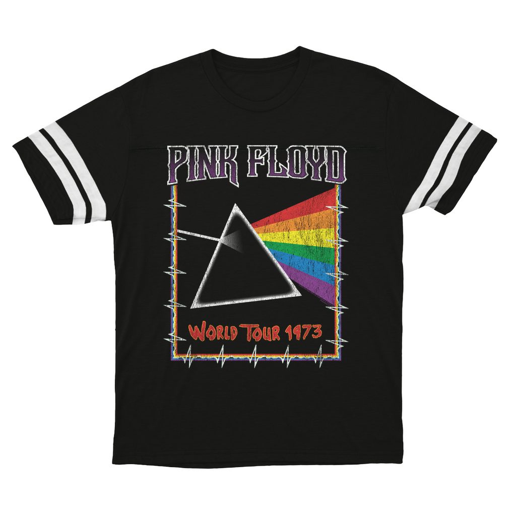 Pink Floyd T-Shirt | World Tour 1980 Prism Design Distressed (Merchbar ...