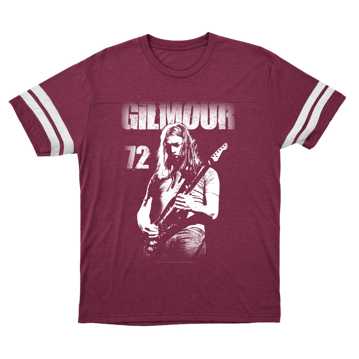 David Gilmour T-Shirt | White Gilmour 72 Distressed David Gilmour ...