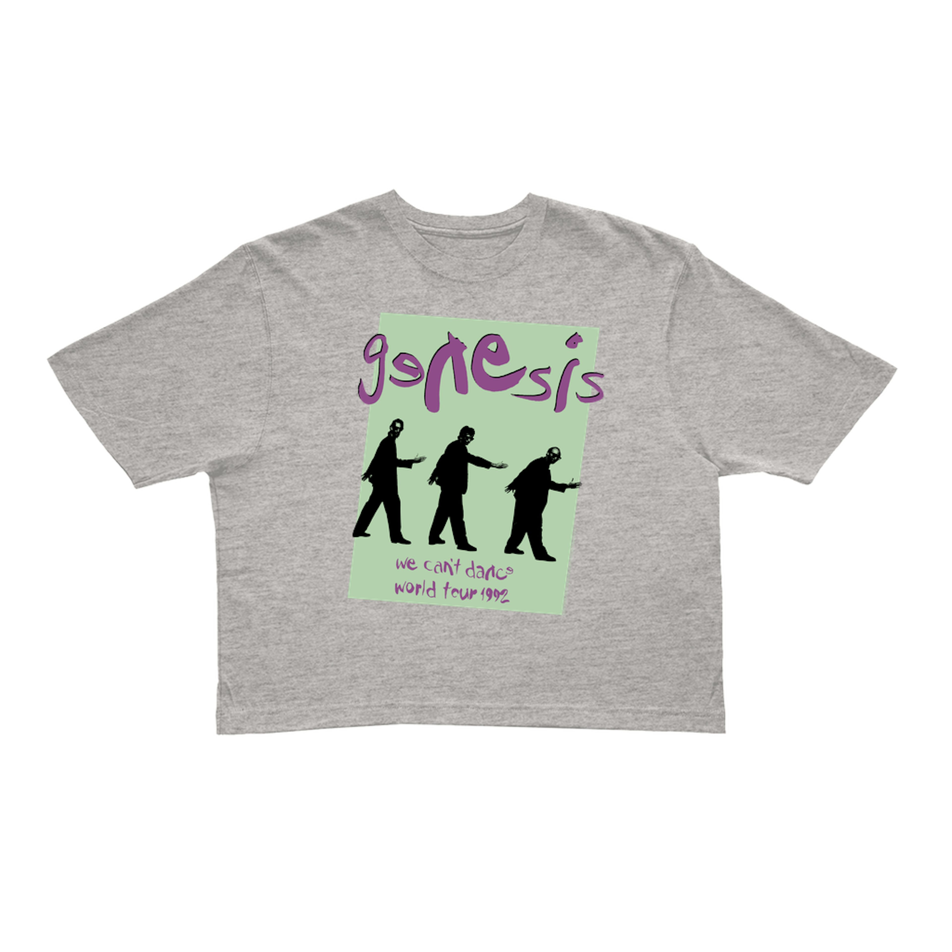 Genesis Ladies' Crop Tee | 1992 World Tour We Can't Dance Pastel ...