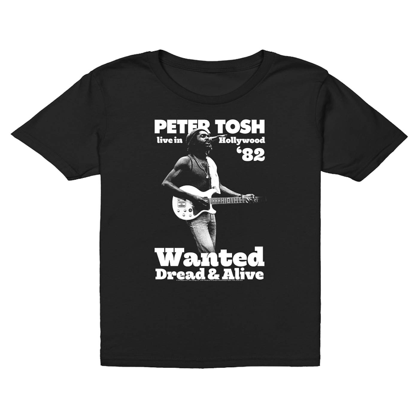 Peter Tosh Kids T-Shirt | Live In Hollywood '82 (Merchbar Exclusive ...