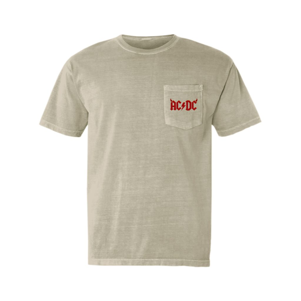 AC/DC T-Shirt | Horn Logo (Merchbar Exclusive) Pocket T-shirt