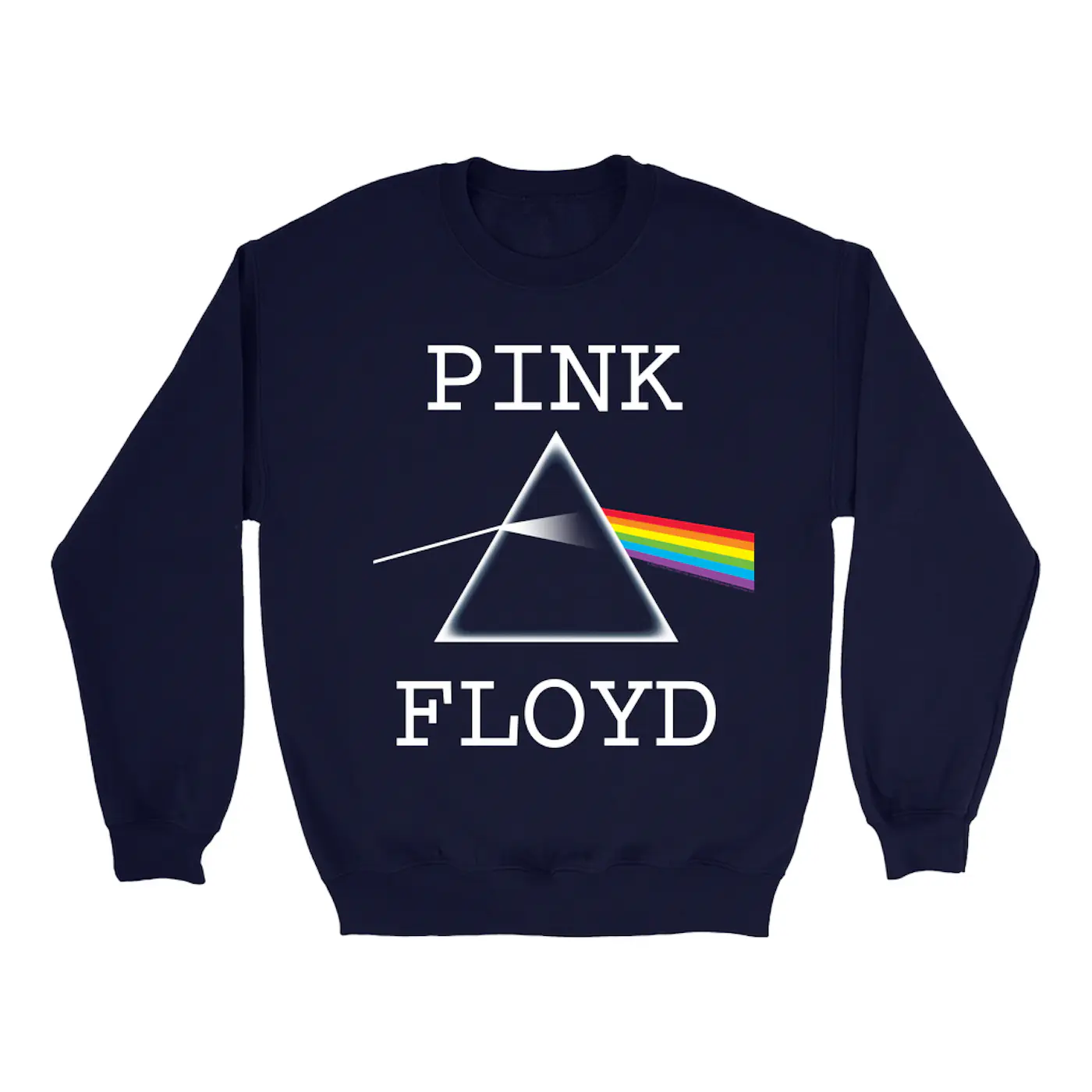 Pink Floyd Sweatshirt | The Classic Dark Side Of The Moon Prism Logo ...
