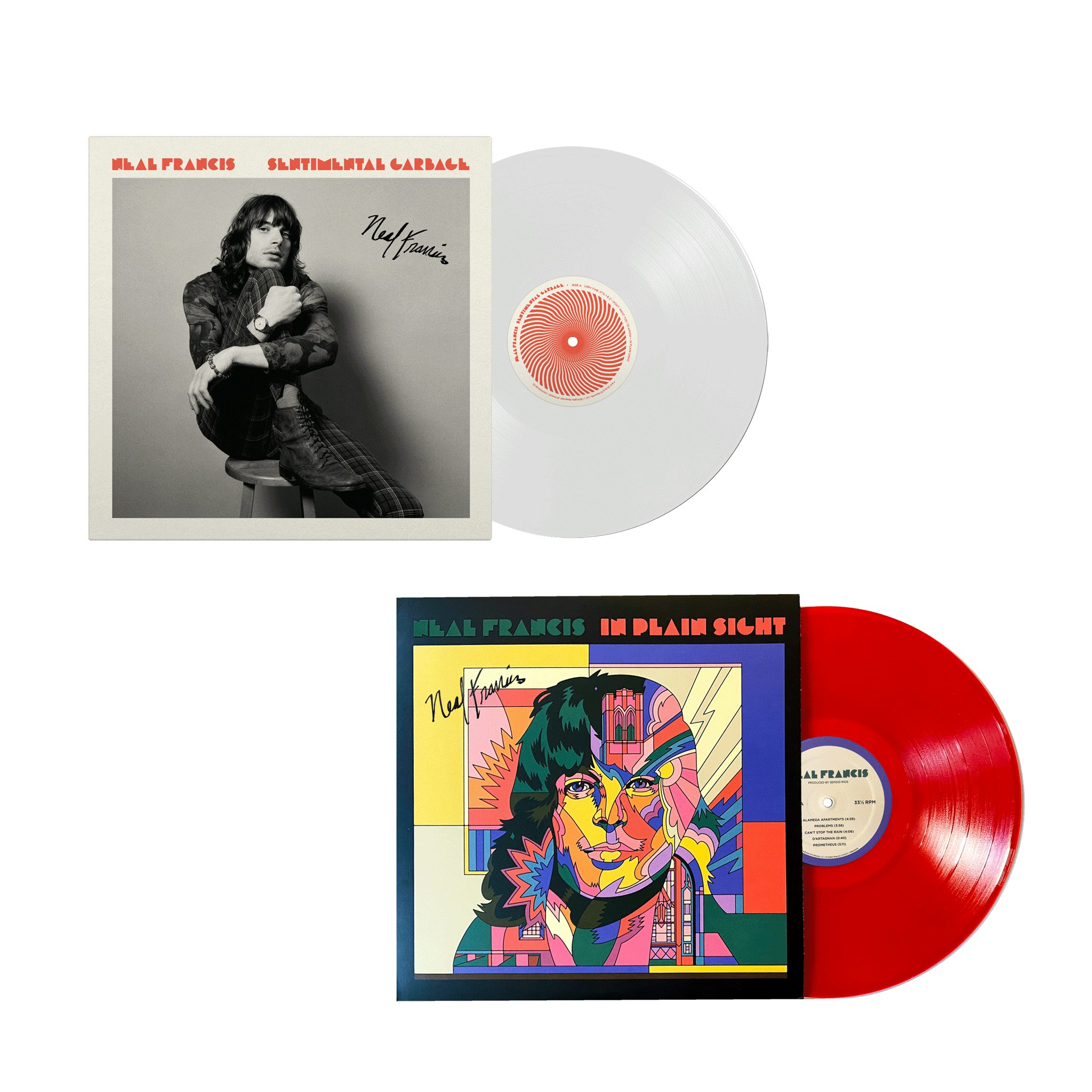 Neal Francis BUNDLE: In Plain Sight + Sentimental Garbage vinyl - SIGNED