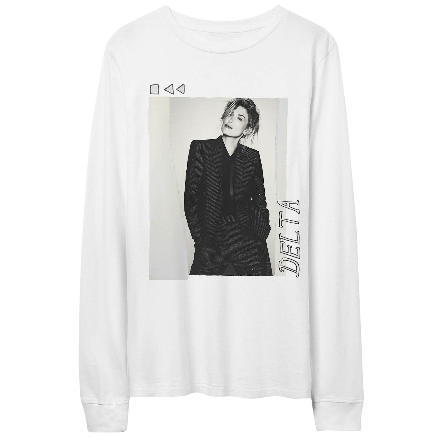 Delta Goodrem Stop and Rewind Long Sleeve Tee