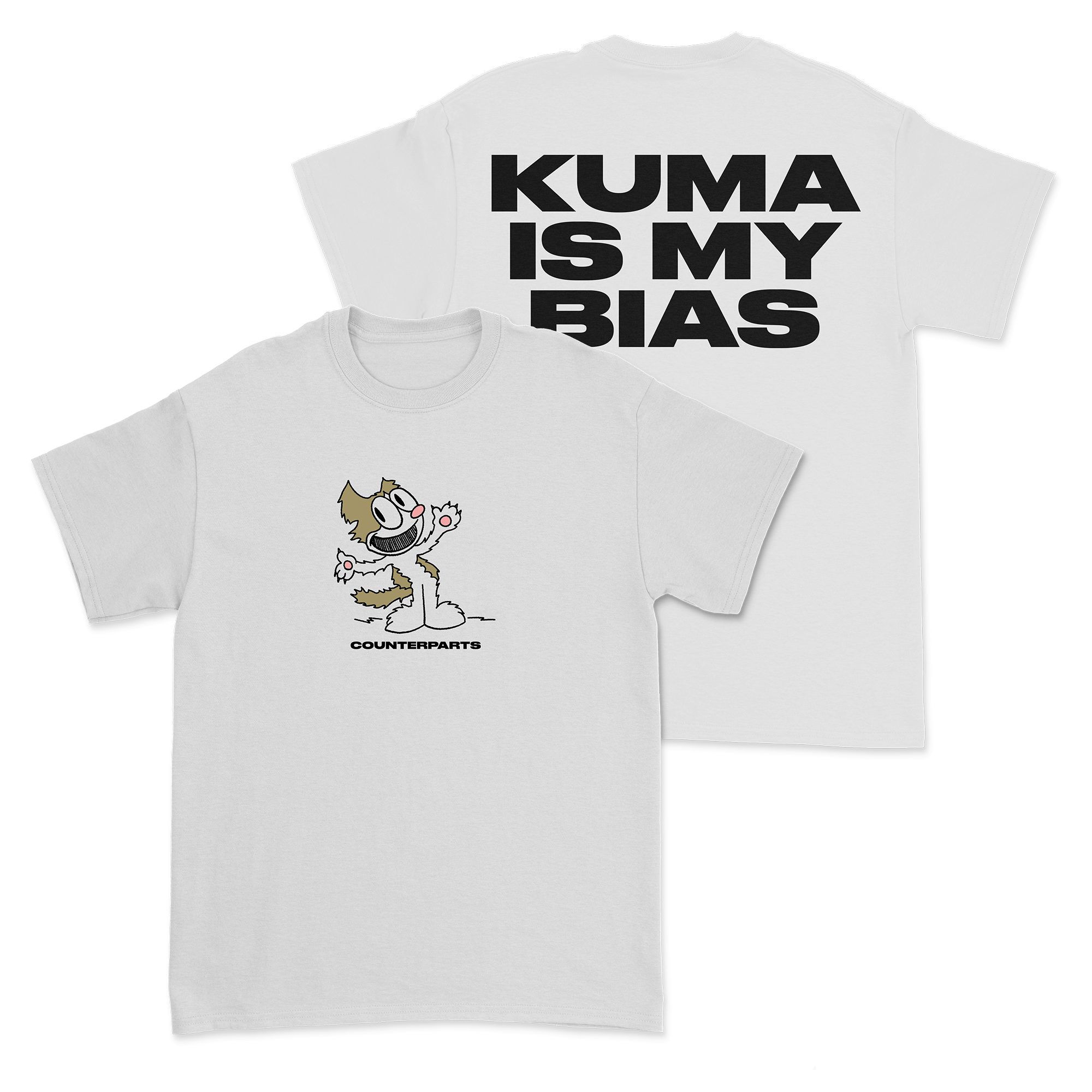 Counterparts - Kuma T-Shirt - White