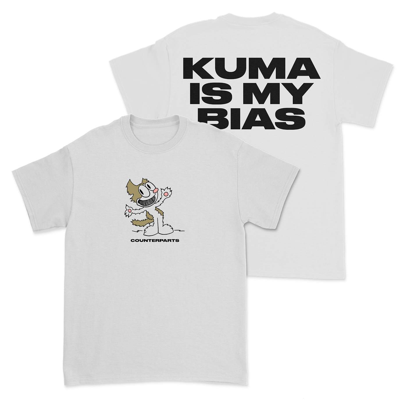 Counterparts - Kuma T-Shirt - White