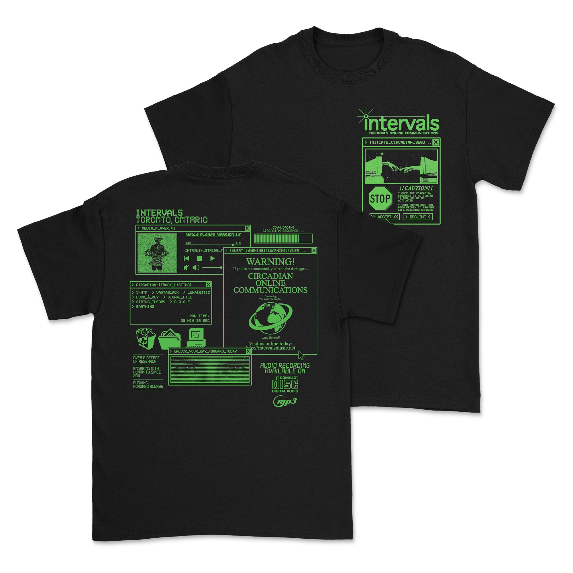 Intervals - Circadian Online T-Shirt