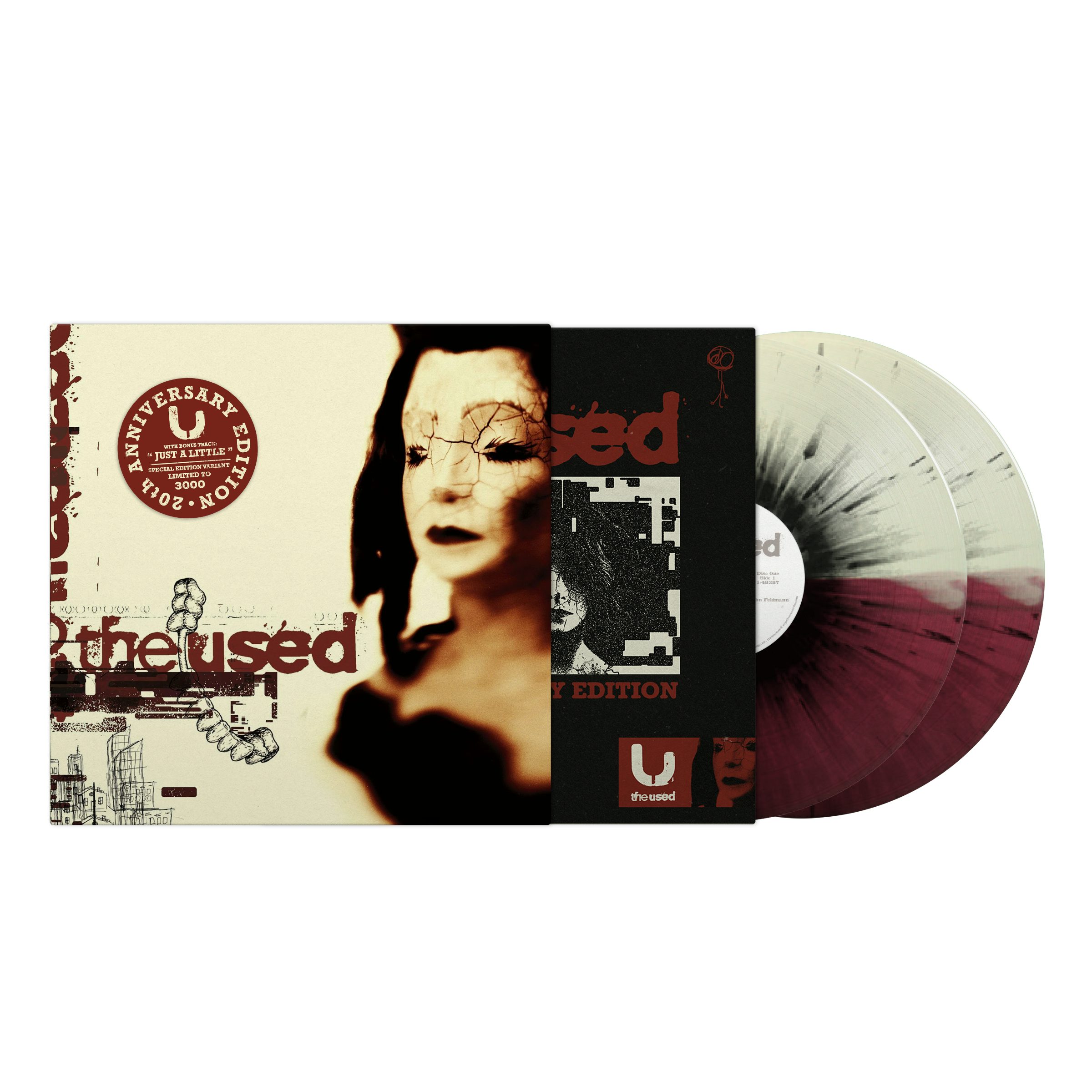 The Used Self Titled 20th Anniversary LP (Bone -N- Oxblood w/ Black Splatter Variant) (Vinyl)