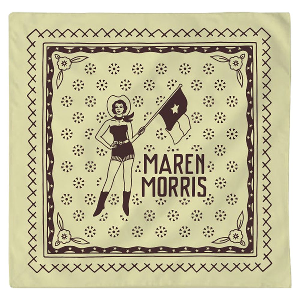 Maren Morris TEXAS RODEO NATURAL BANDANA