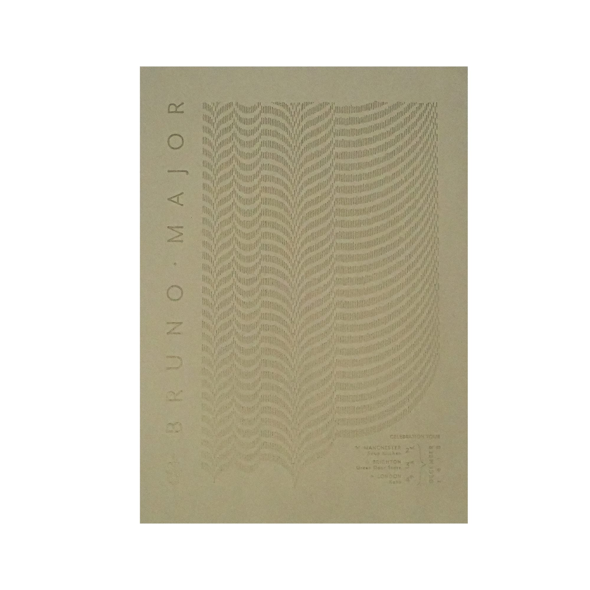 Bruno Major Celebration Tour 2018 Poster