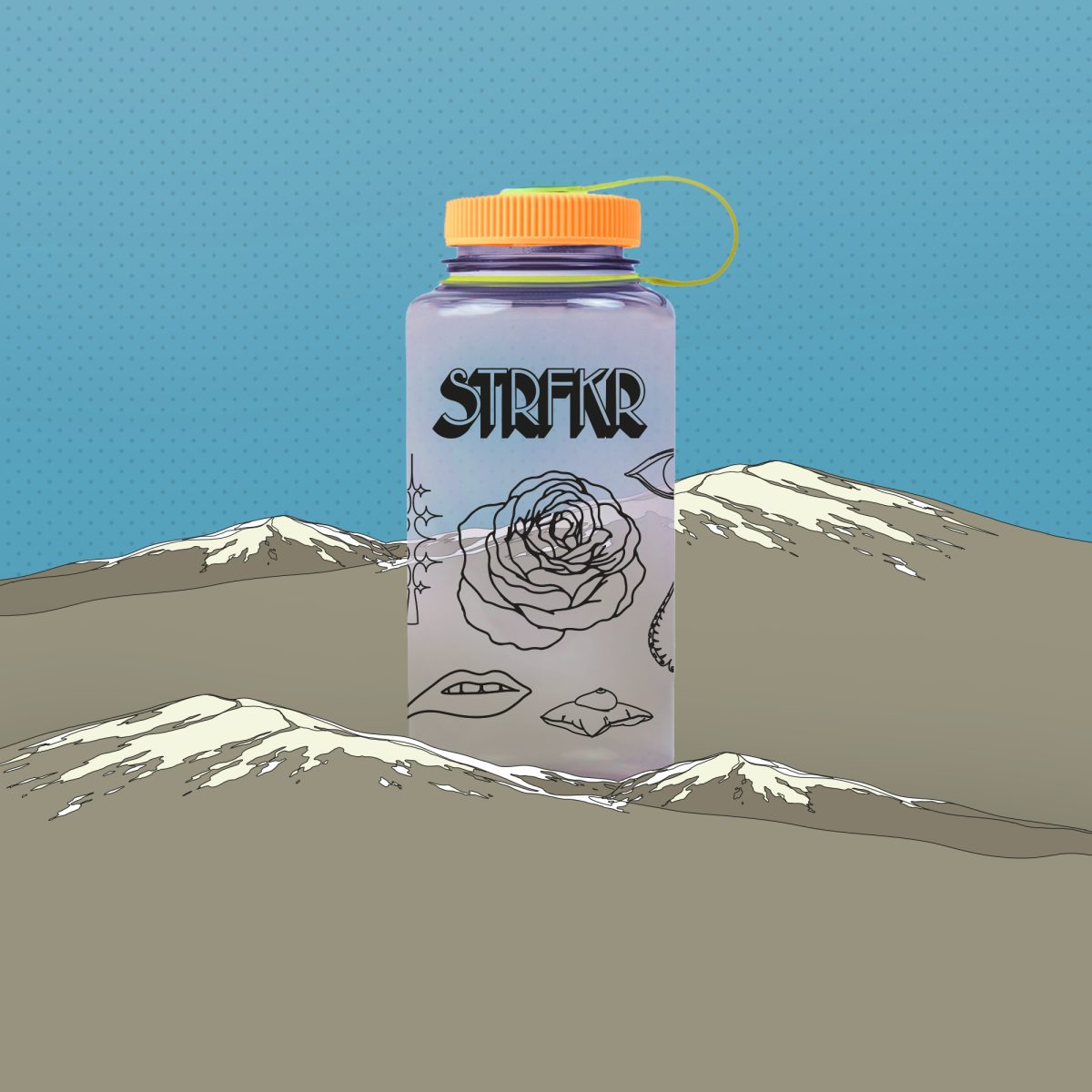 STRFKR Icons Nalgene Water Bottle
