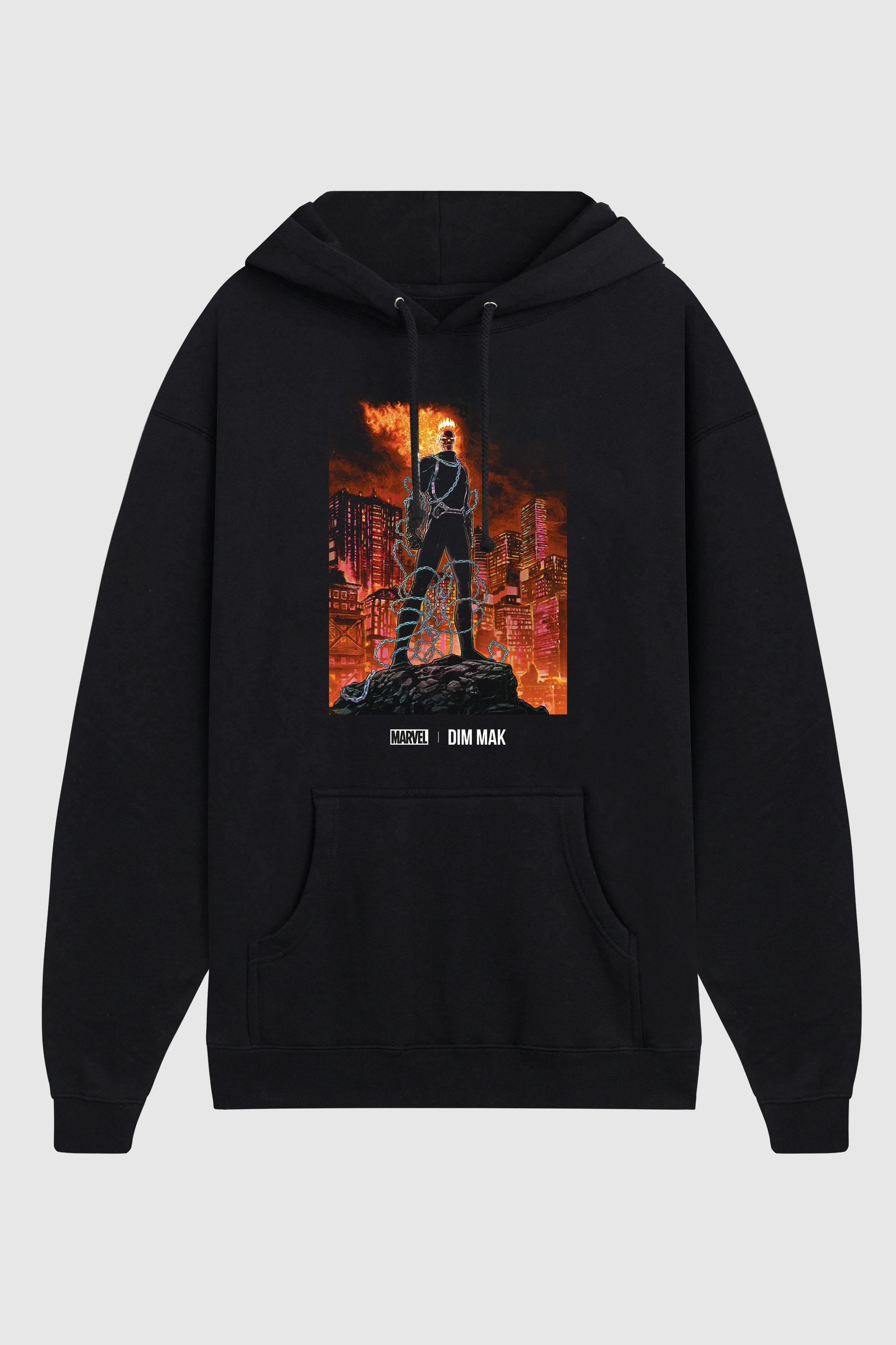 Dim Mak x Ghost Rider - Ghost Rider Hoodie - Black