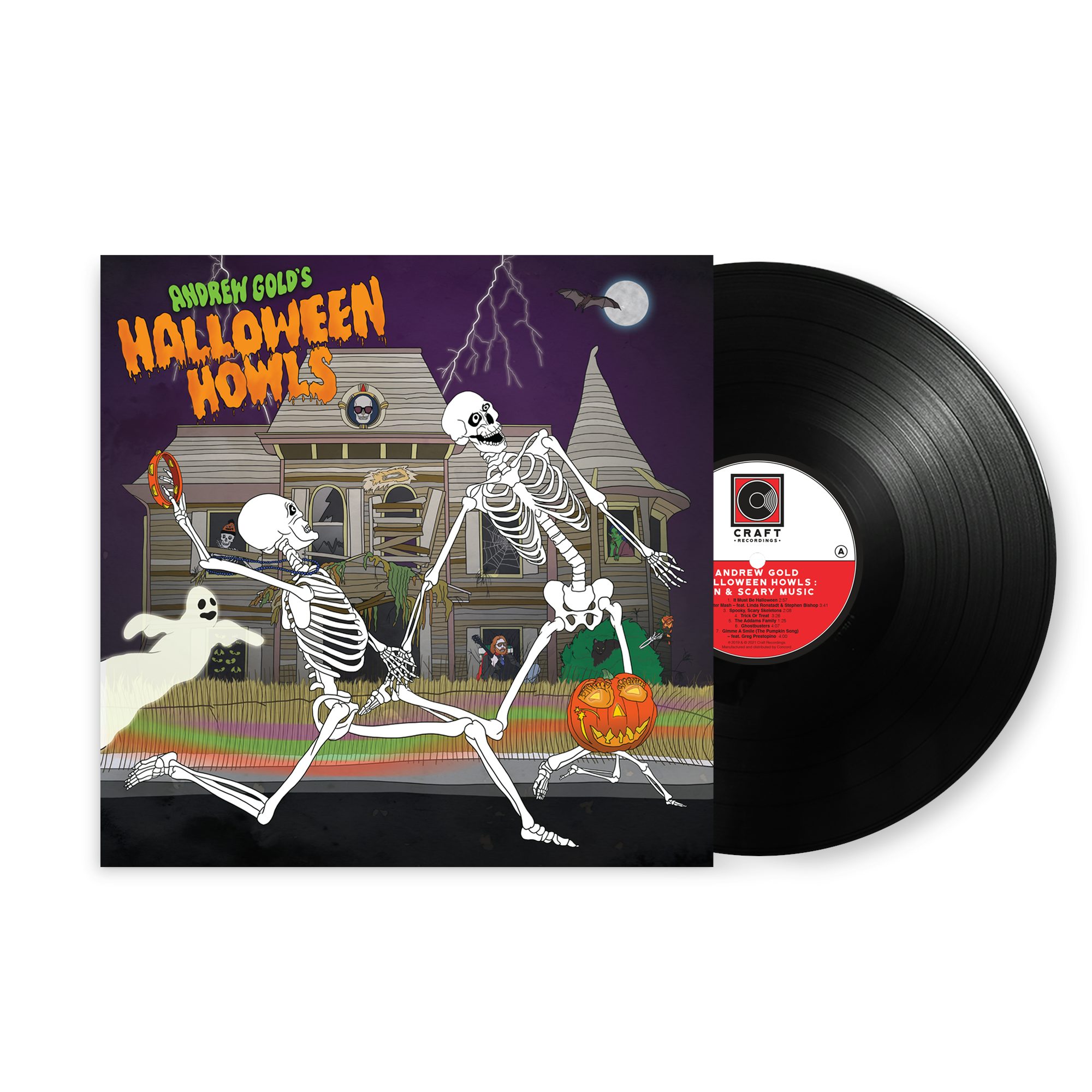 Andrew Gold Halloween Howls: Fun & Scary Music (LP - Signed by Jess ...