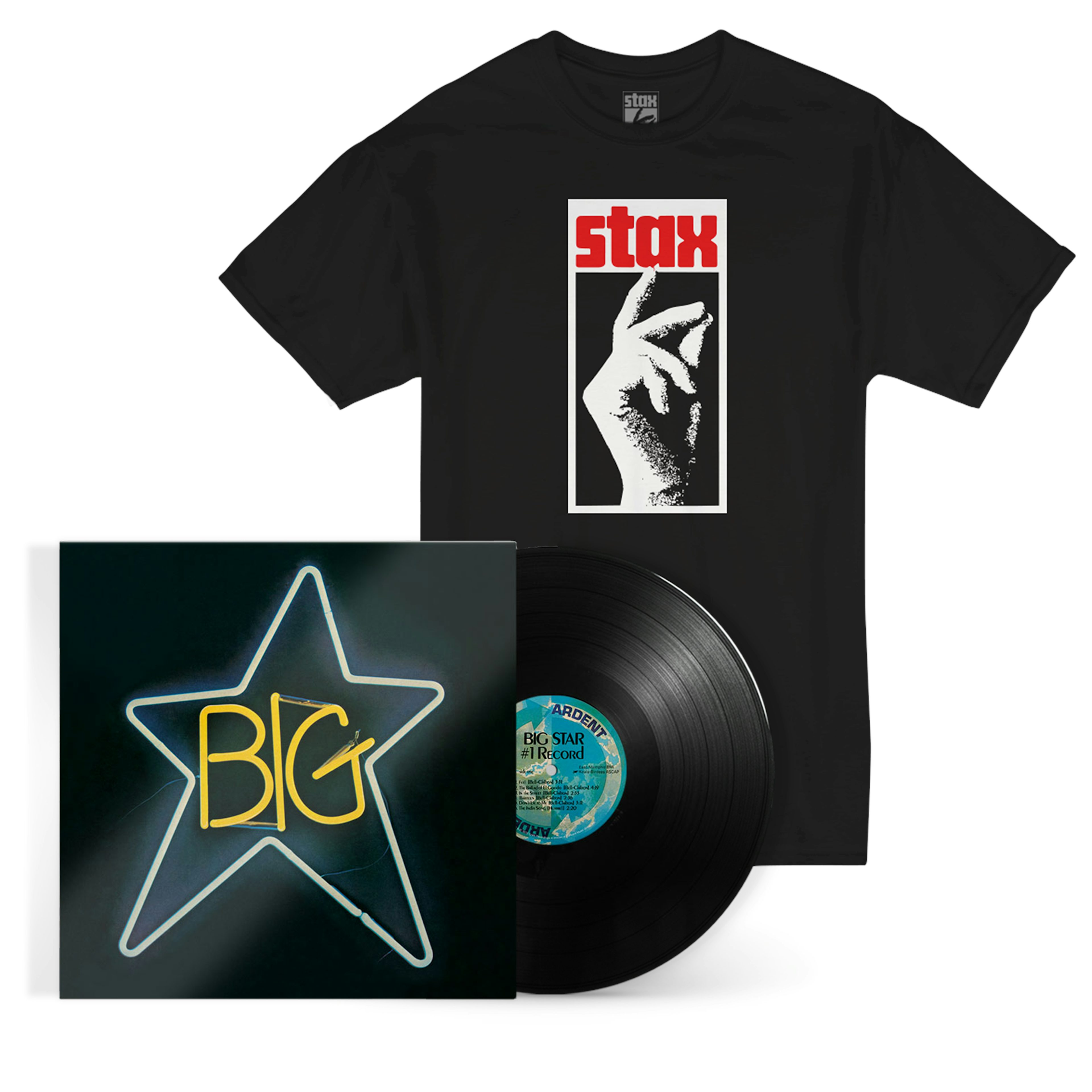 Big Star #1 Record (180g LP) + Stax "Classic Snap" T-Shirt Bundle